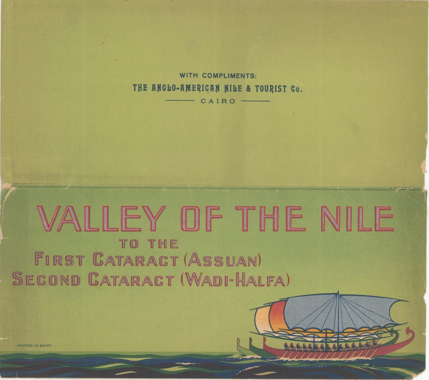 Valley of the Nile to the First Cataract (Assuan) Second Cataract (Wadi ...