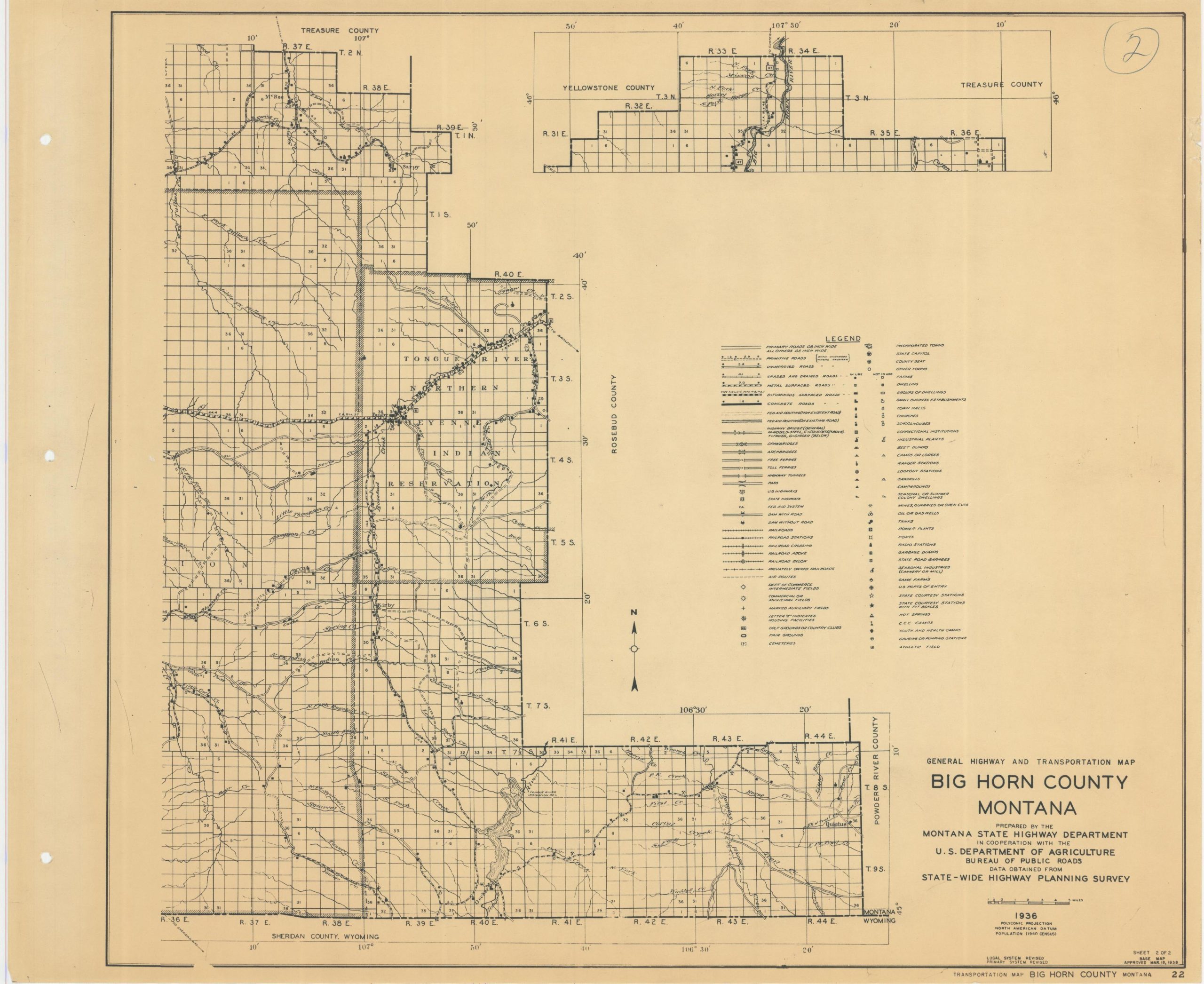 [Highway Maps of Montana] - Curtis Wright Maps