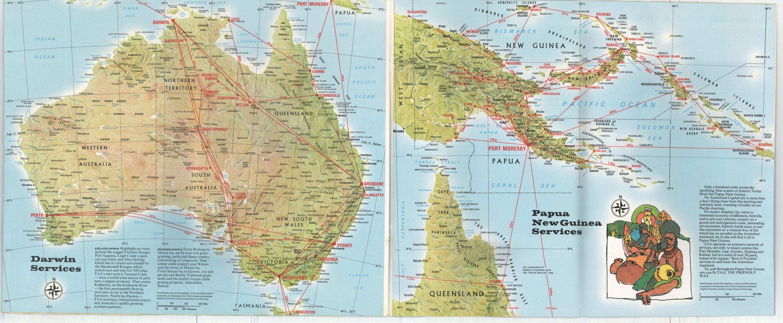 TAA Air Atlas - Curtis Wright Maps