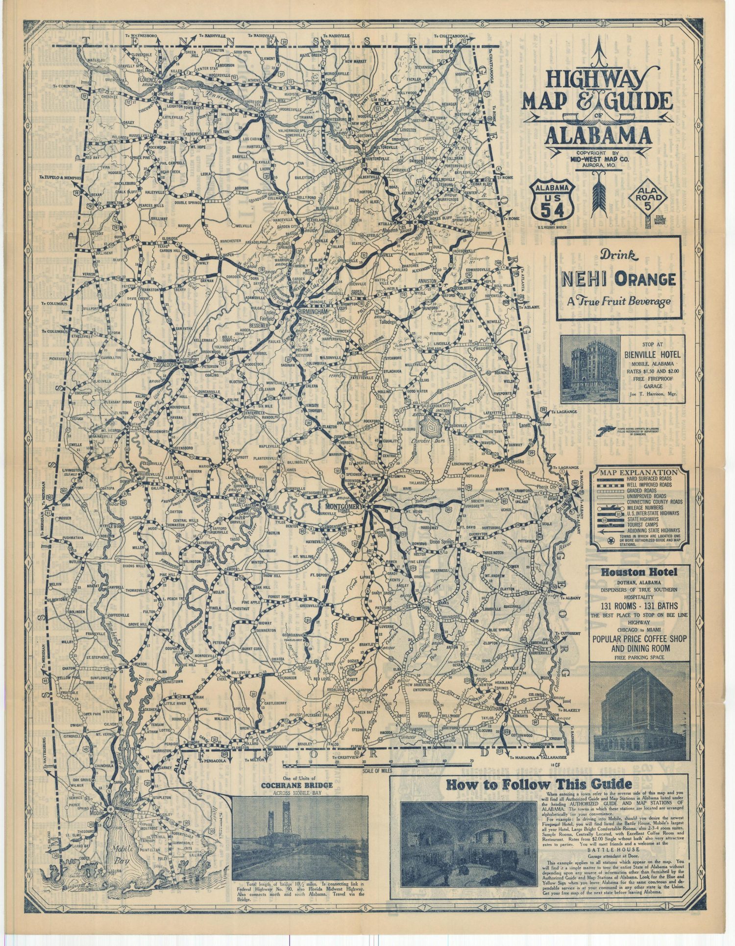 [Complete Set of Mid-West Map Company Road Maps] - Curtis Wright Maps
