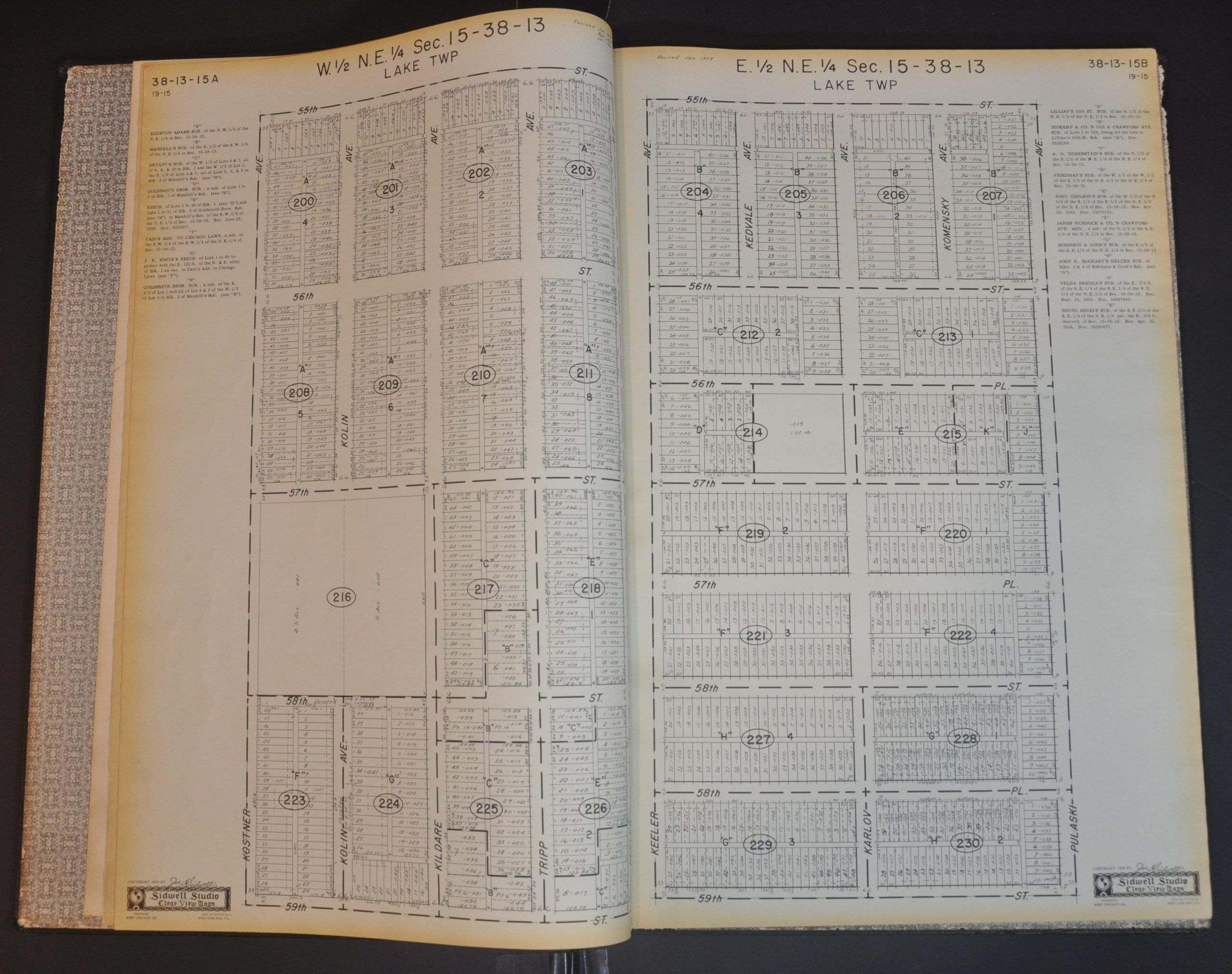 [Lake Township/Stickney Real Estate Atlas] - Curtis Wright Maps