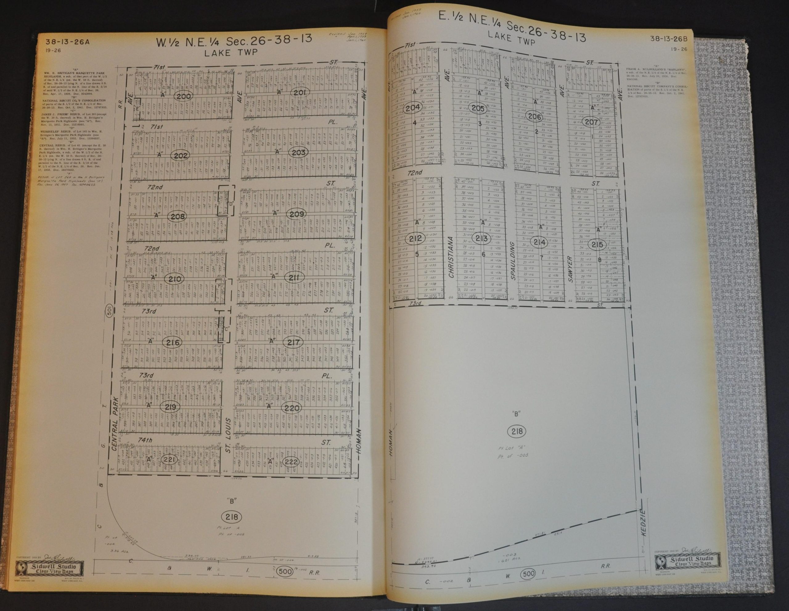 [Lake Township/Stickney Real Estate Atlas] - Curtis Wright Maps