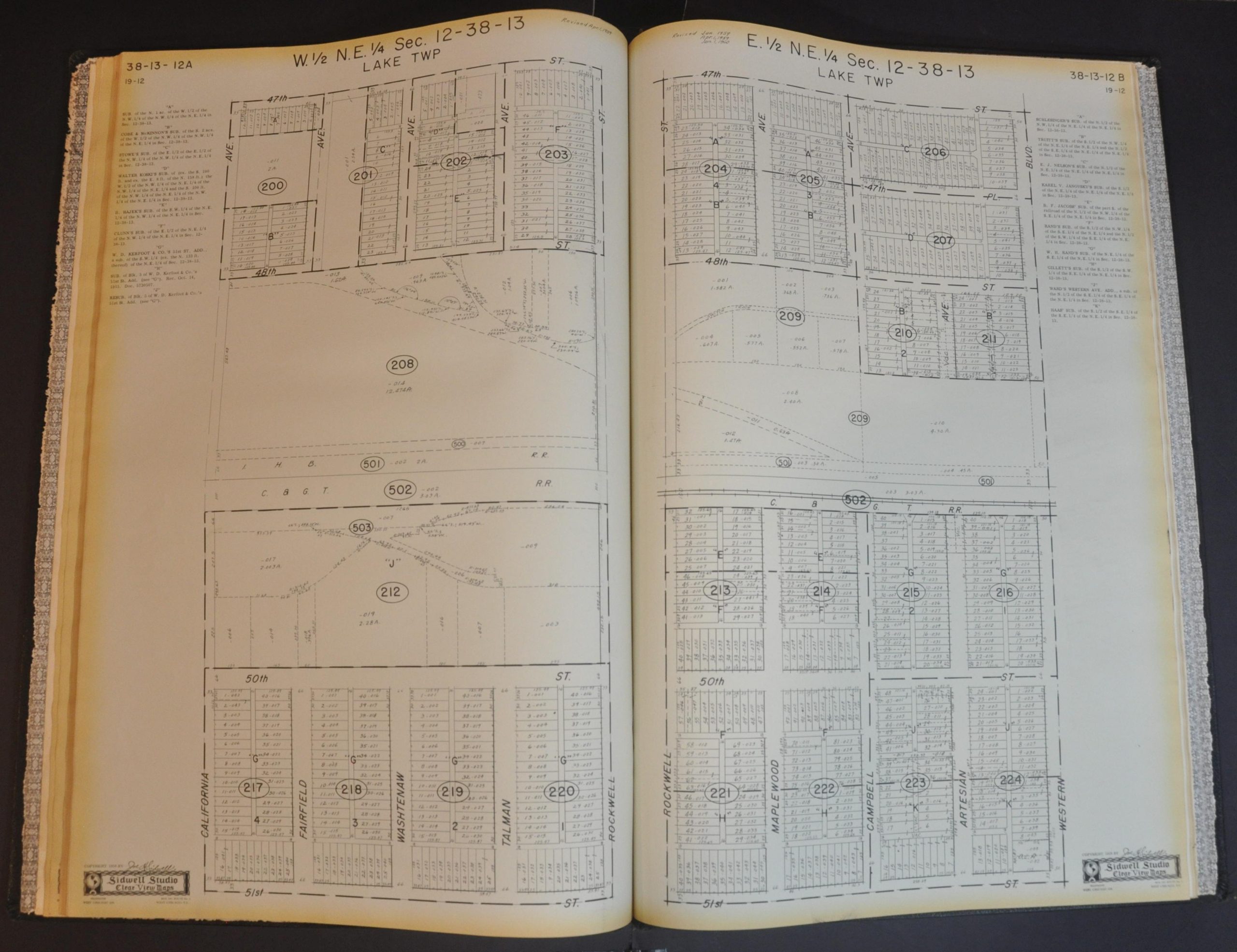 [Lake Township Real Estate Atlas] - Curtis Wright Maps