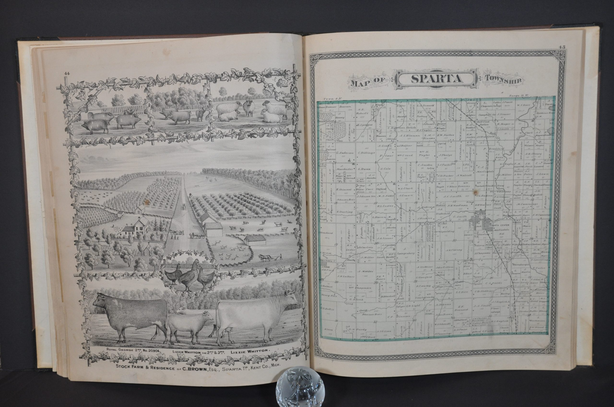 Illustrated Historical Atlas of the County of Kent, Michigan - Curtis ...