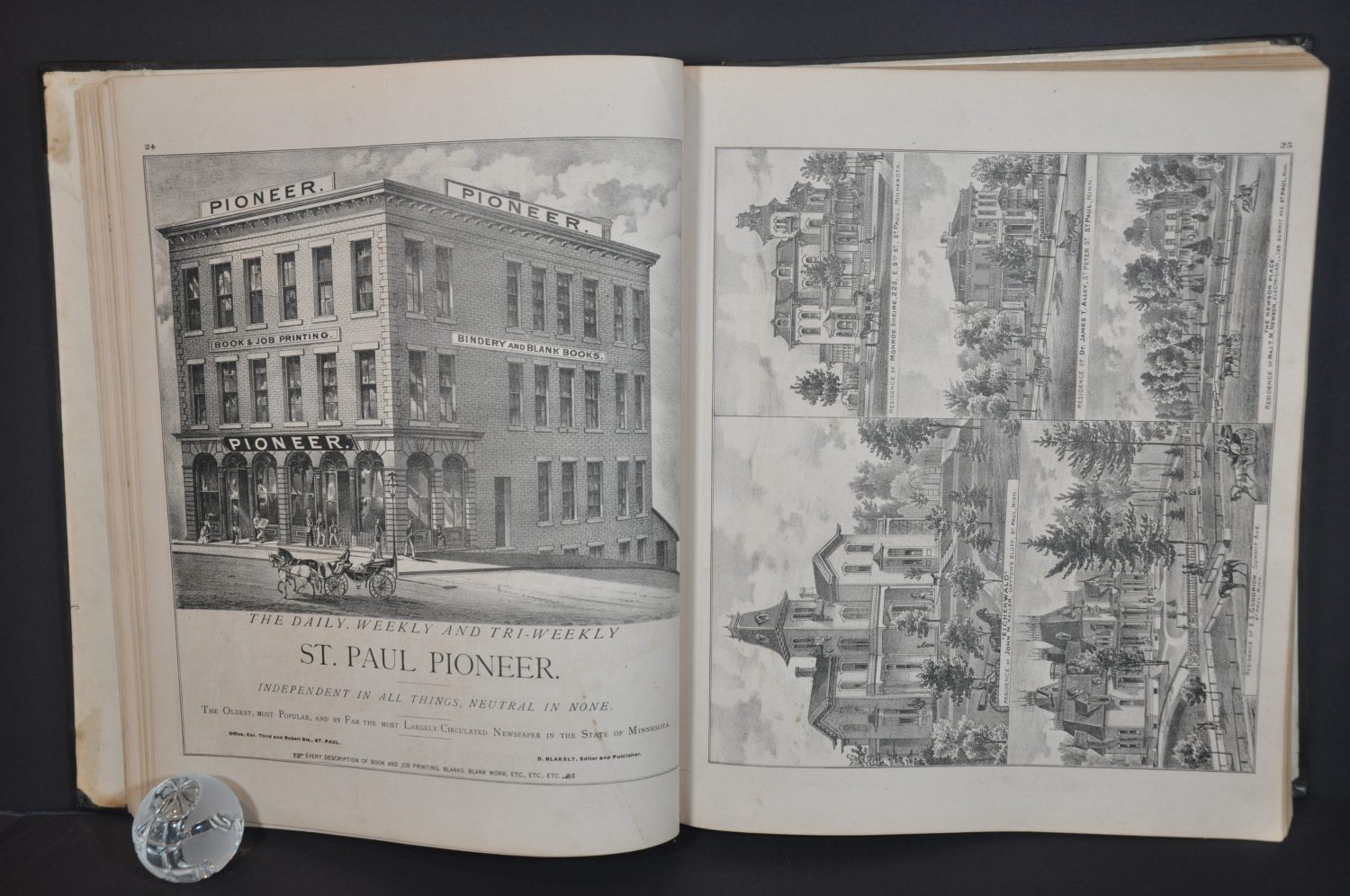 Illustrated Historical Atlas of the State of Minnesota - Curtis Wright Maps