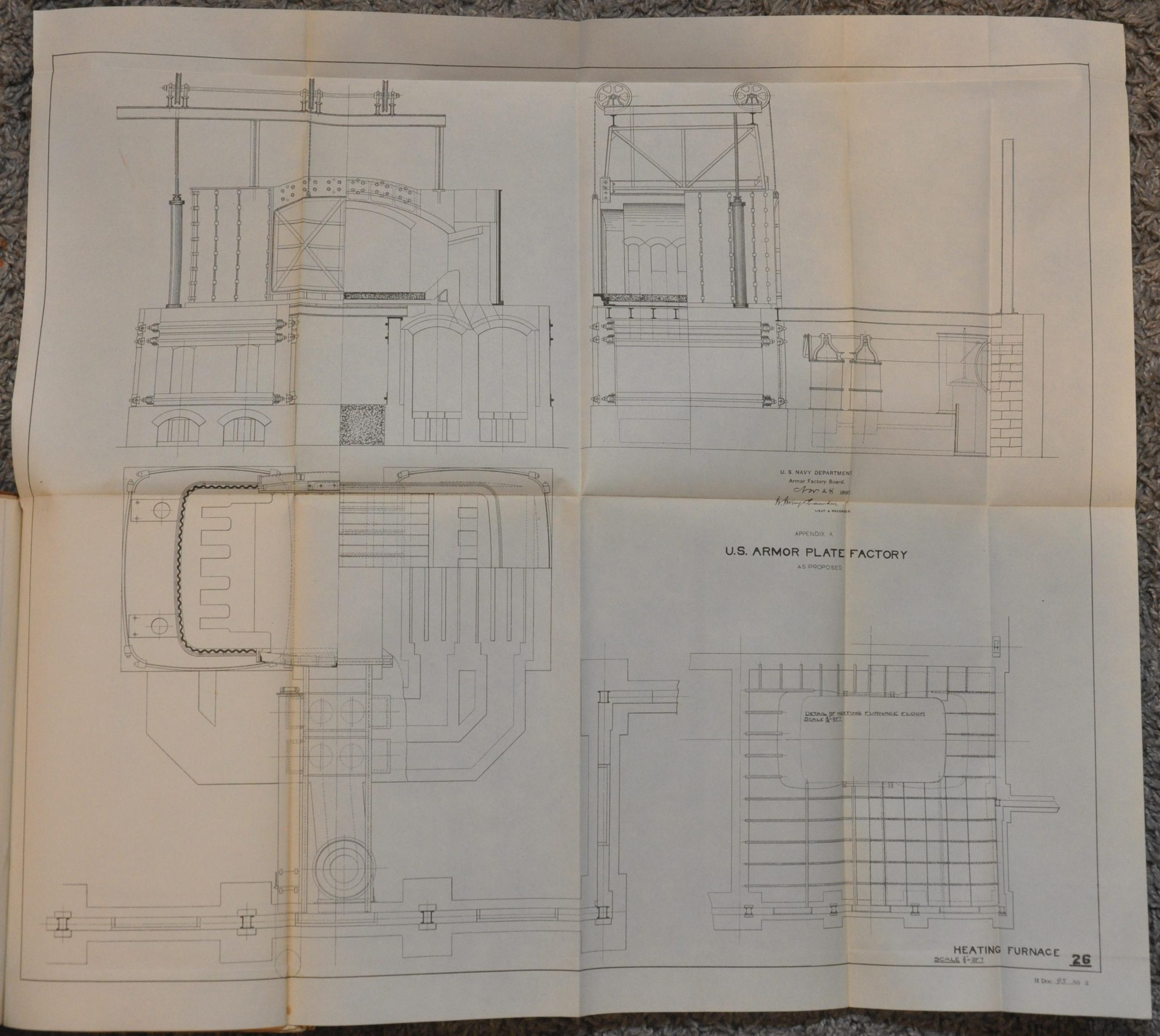 Report of the Armor Factory Board, with Accompanying Documents ...