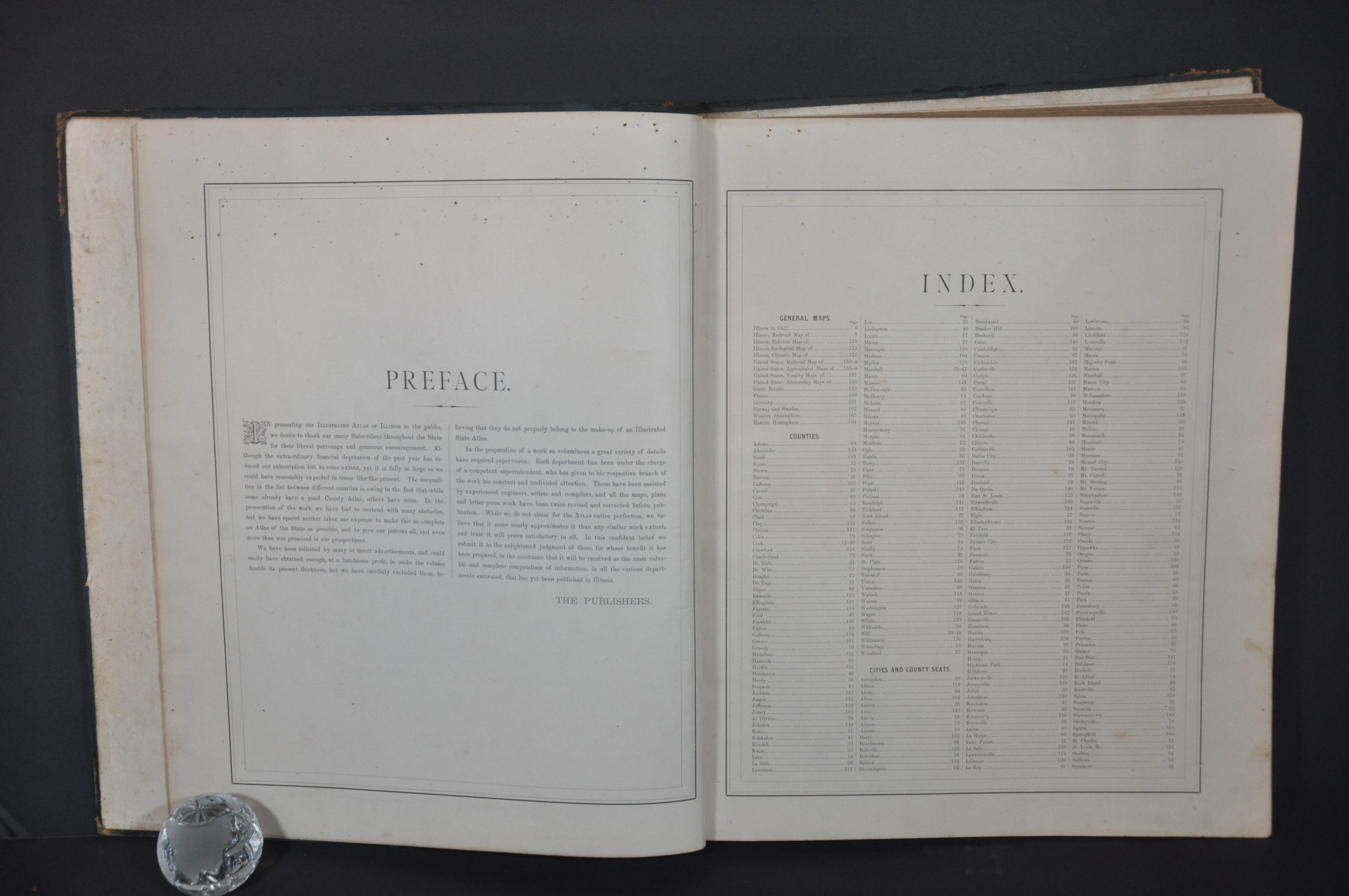 Atlas of the State of Illinois - Curtis Wright Maps