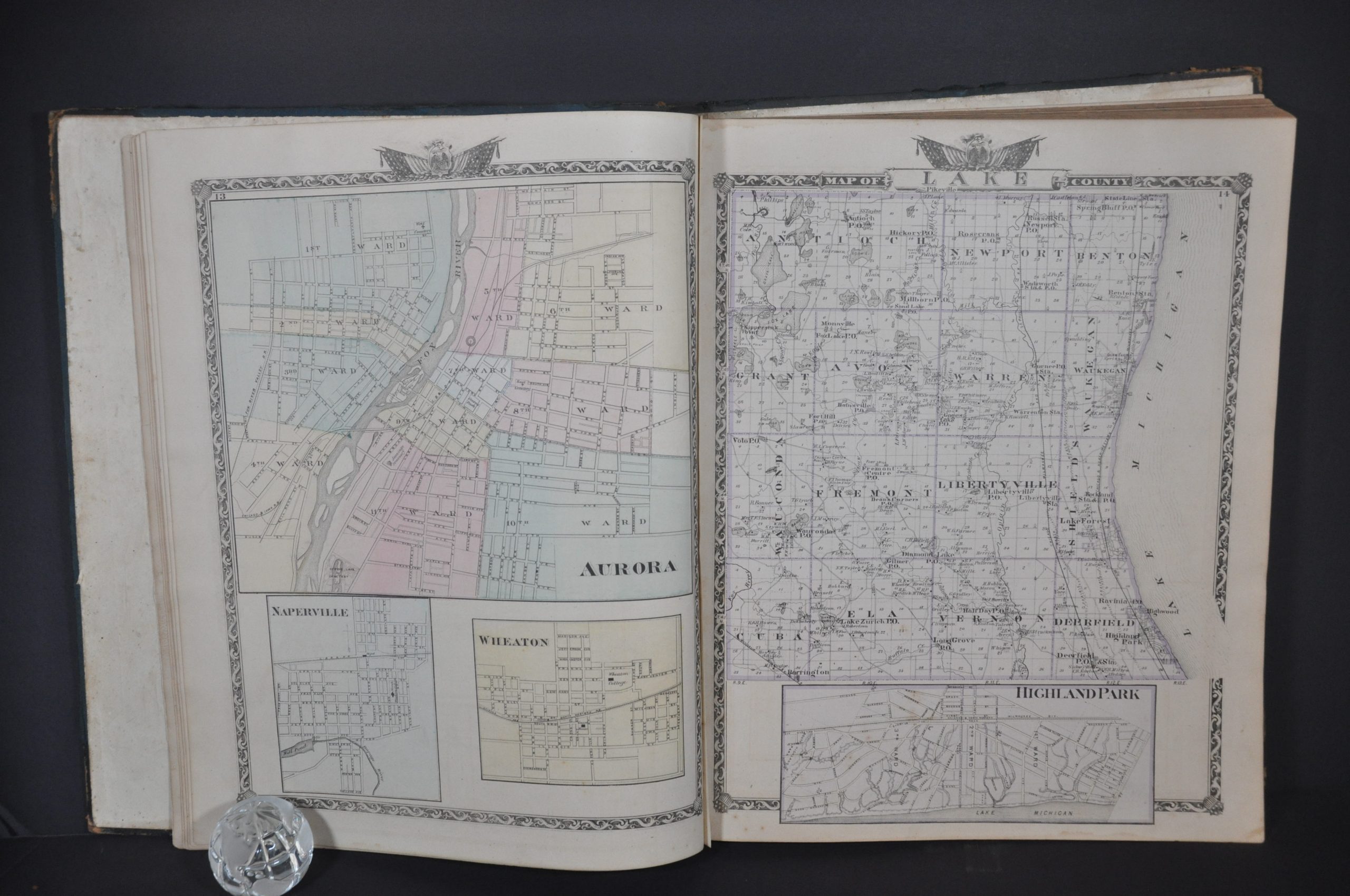 Atlas of the State of Illinois - Curtis Wright Maps