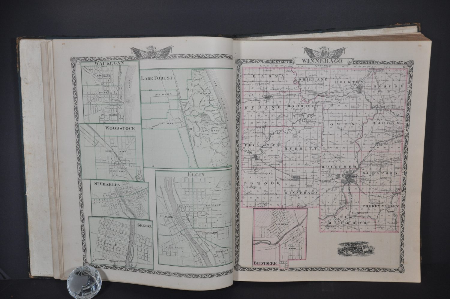 Atlas of the State of Illinois - Curtis Wright Maps