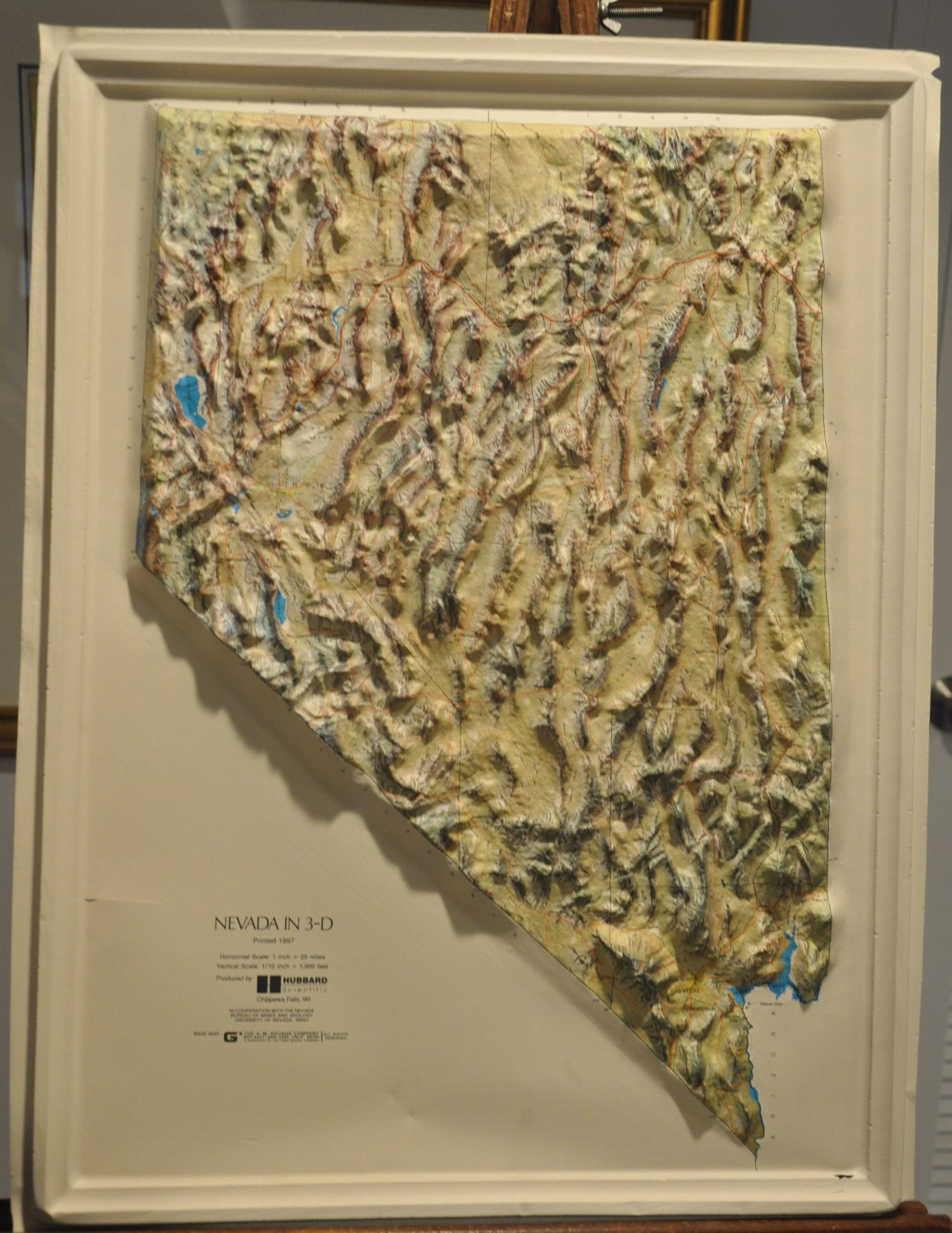 Nevada in 3-D | Curtis Wright Maps