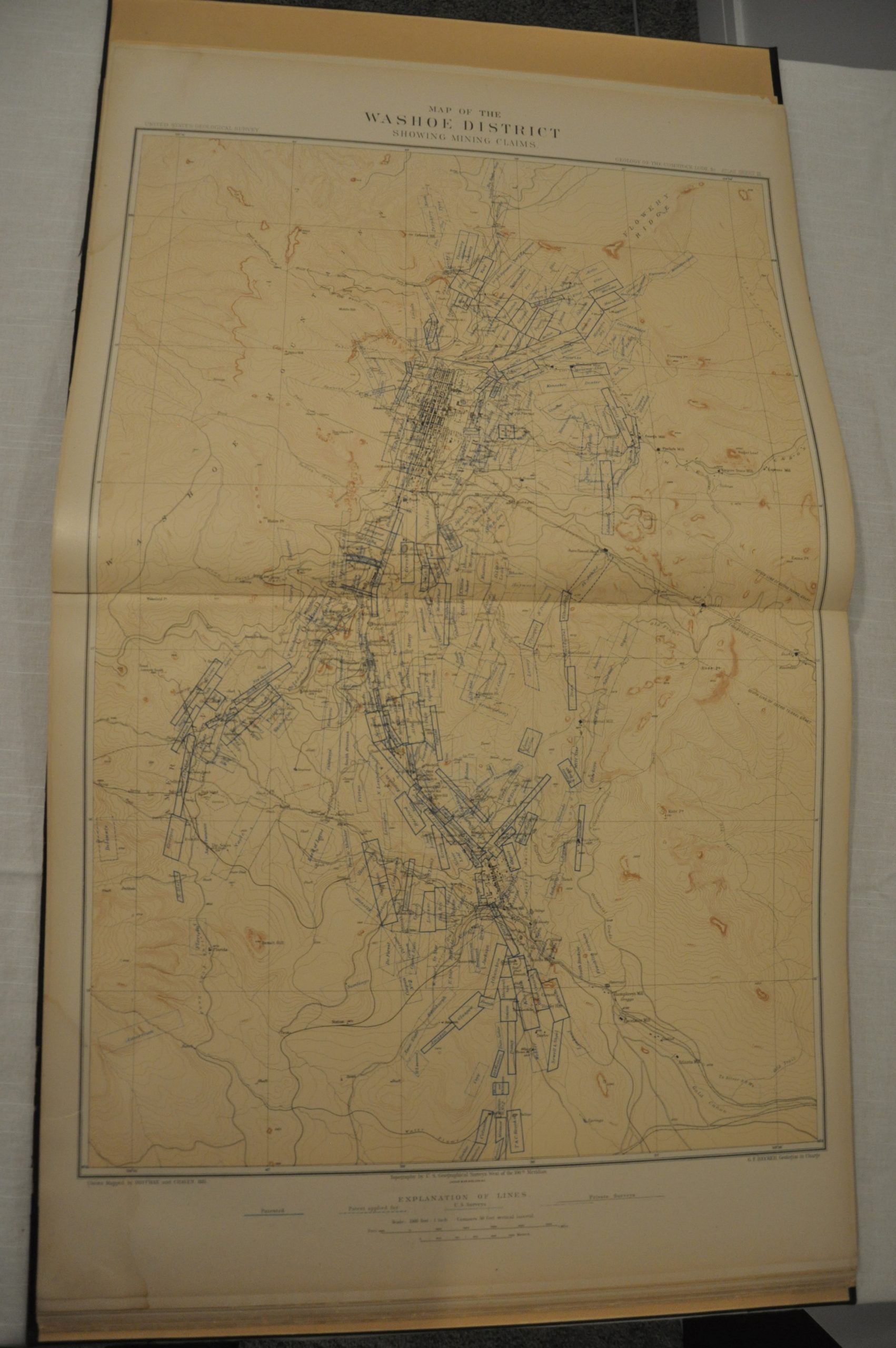 Atlas to Accompany the Monograph on the Geology of the Comstock Lode ...
