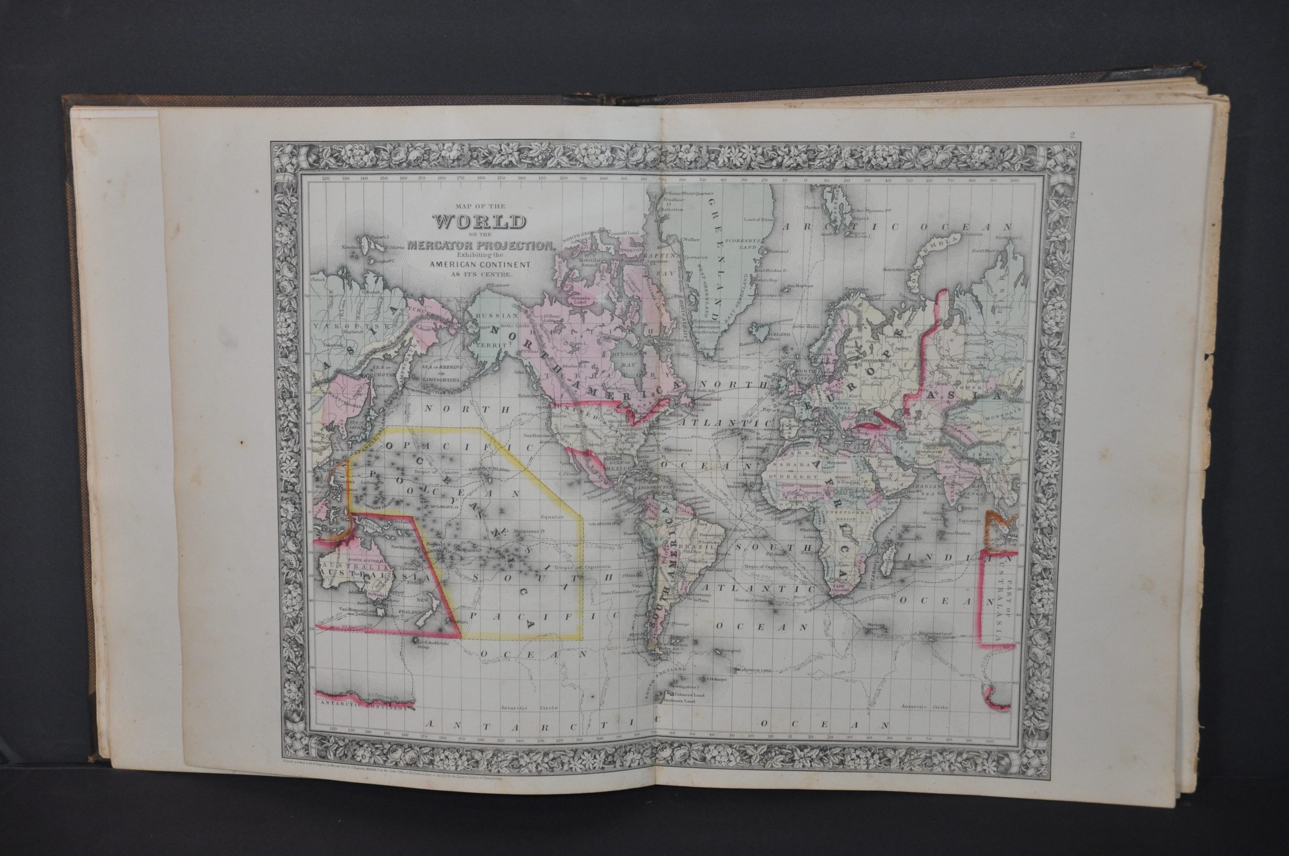 Mitchell's New General Atlas - Curtis Wright Maps