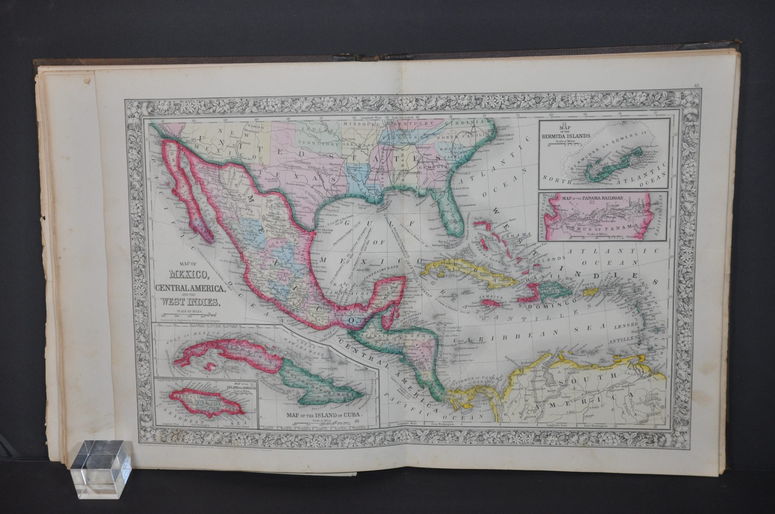 Mitchell's New General Atlas - Curtis Wright Maps