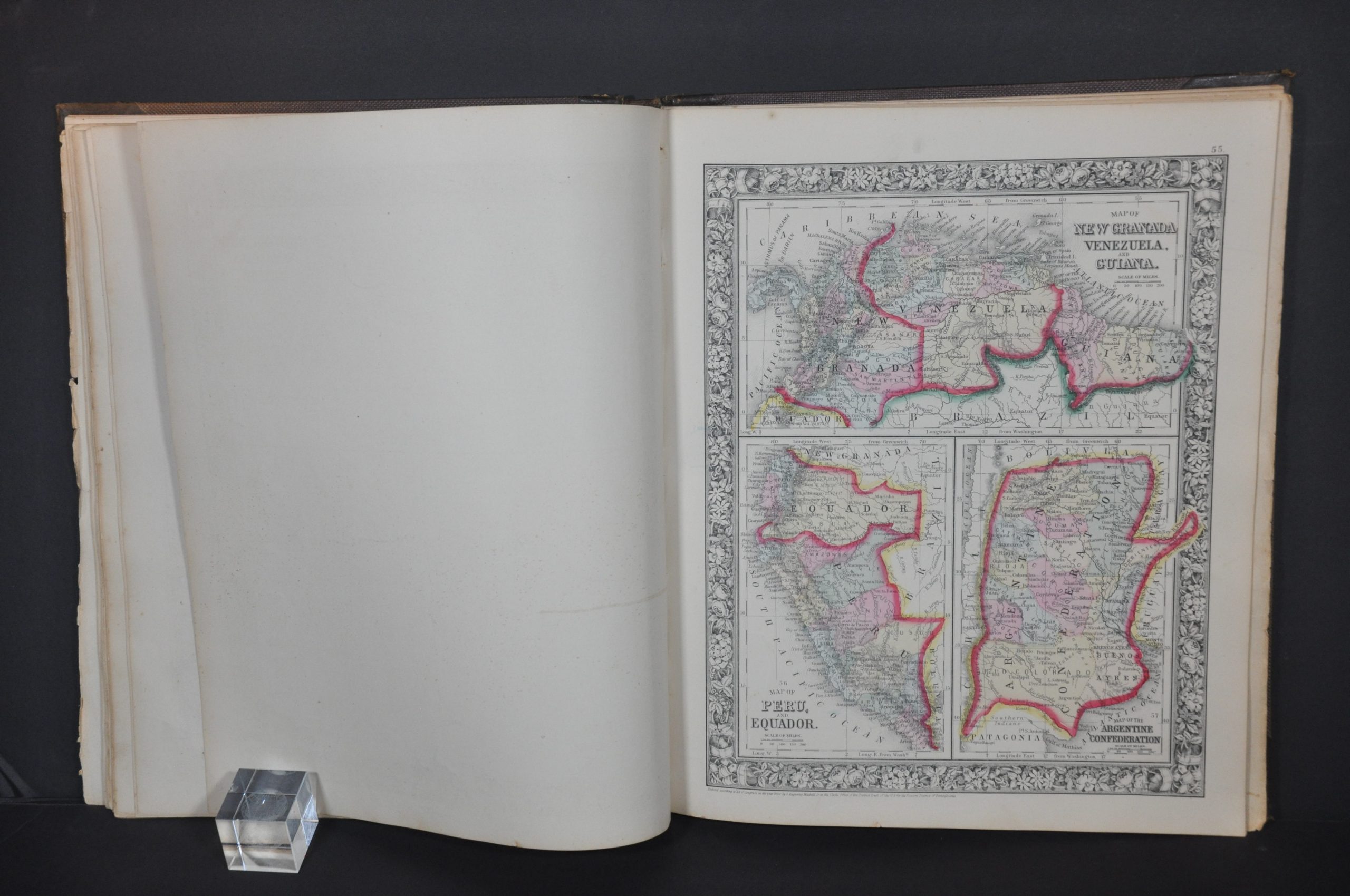 Mitchell's New General Atlas - Curtis Wright Maps