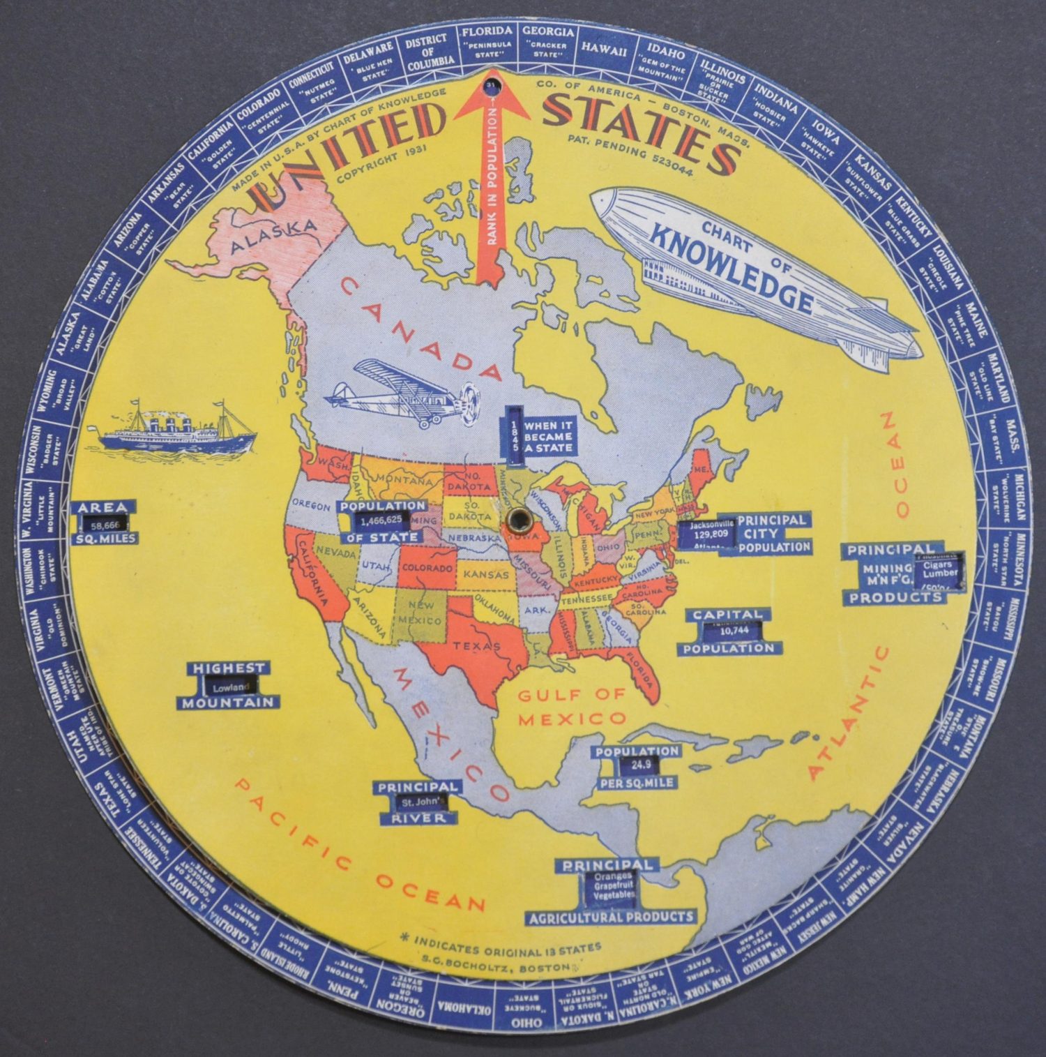 United States Chart of Knowledge - Curtis Wright Maps