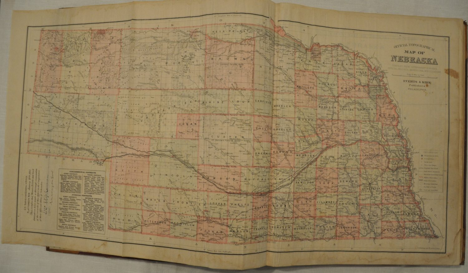 The Official State Atlas of Nebraska | Curtis Wright Maps