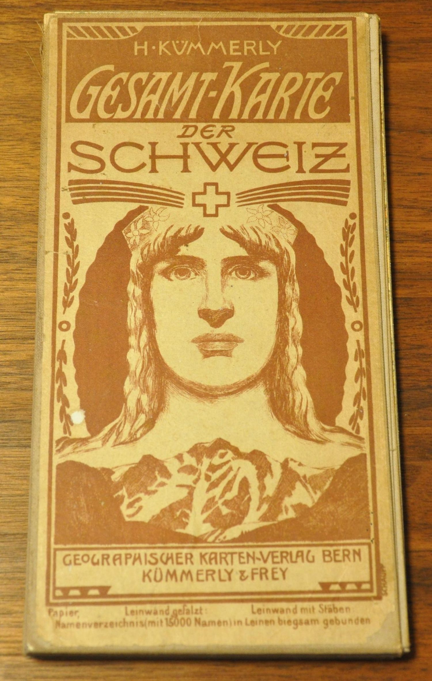 General Map of Switzerland - Curtis Wright Maps