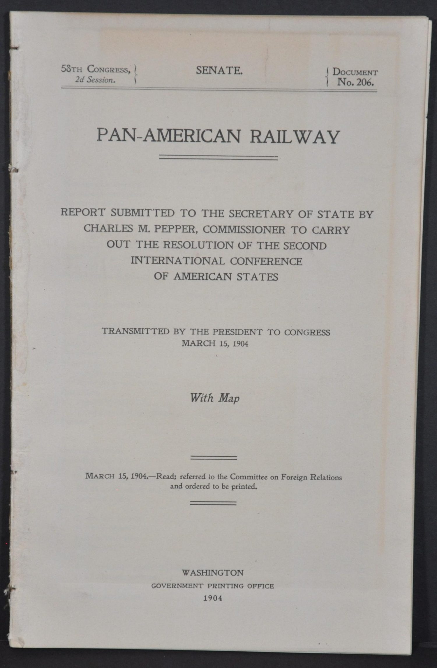 Intercontinental Railway Map - Curtis Wright Maps