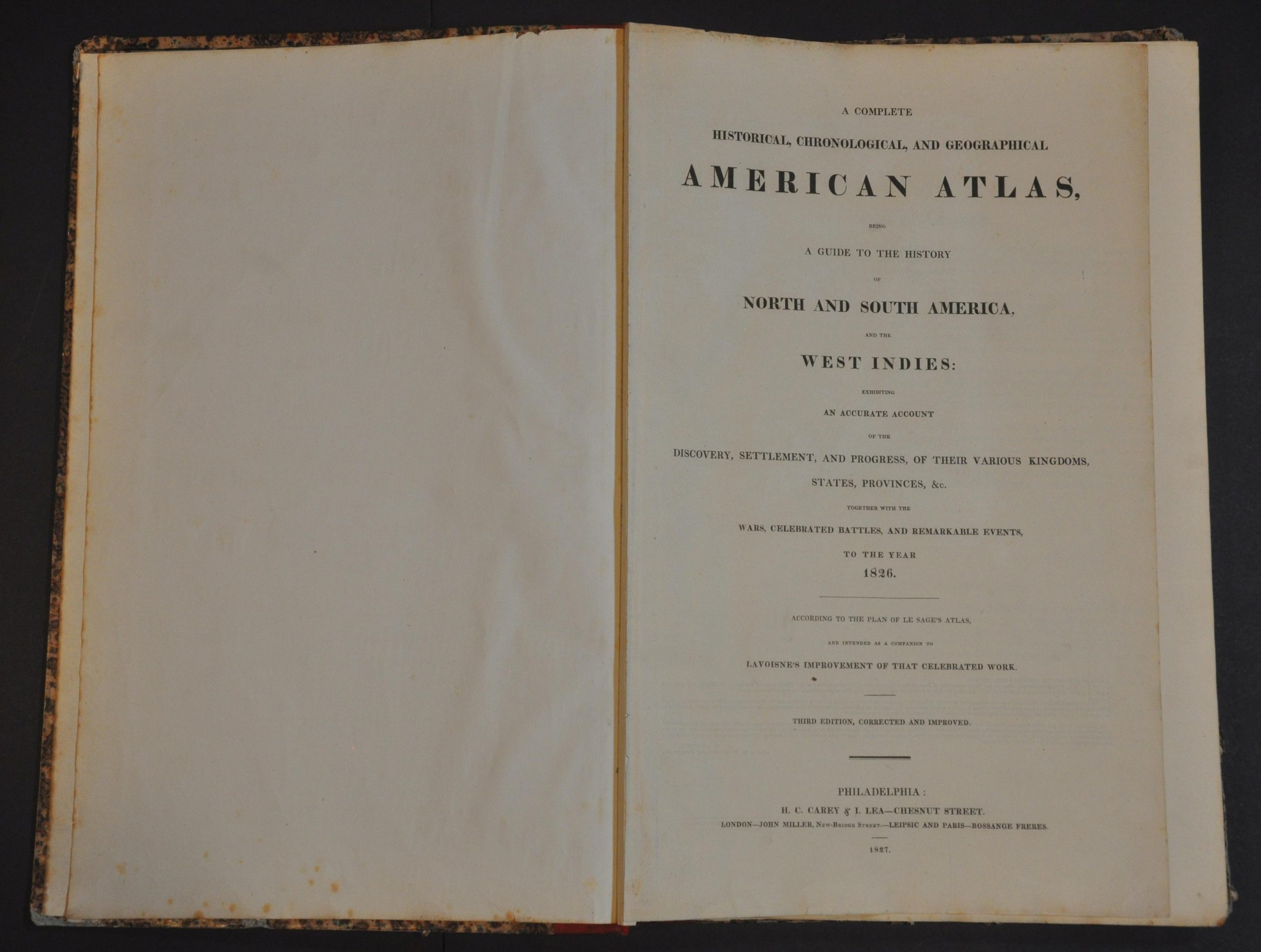 A Complete Historical, Chronological, and Geographical American Atlas ...