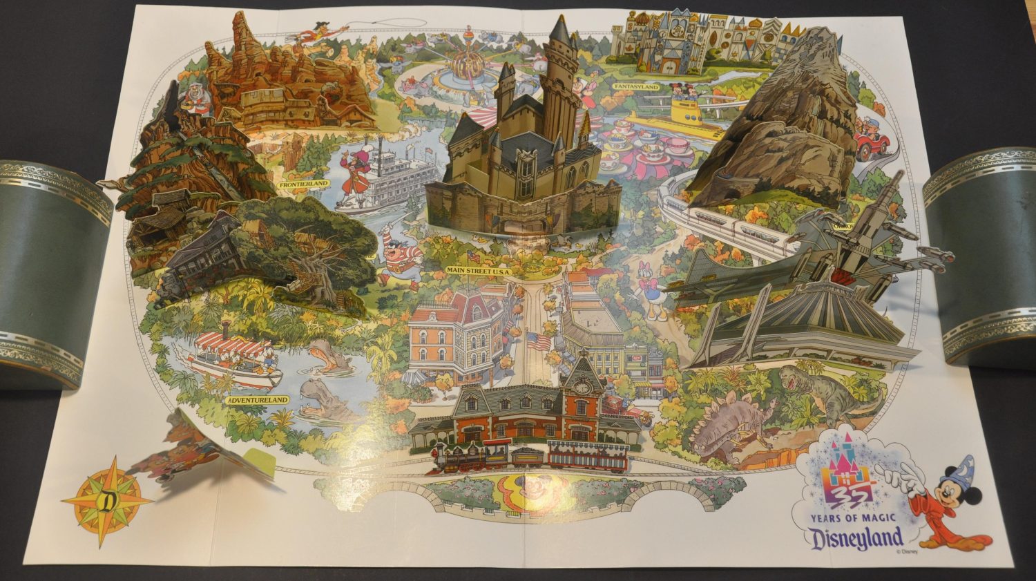 35 Years of Magic Disneyland - Curtis Wright Maps