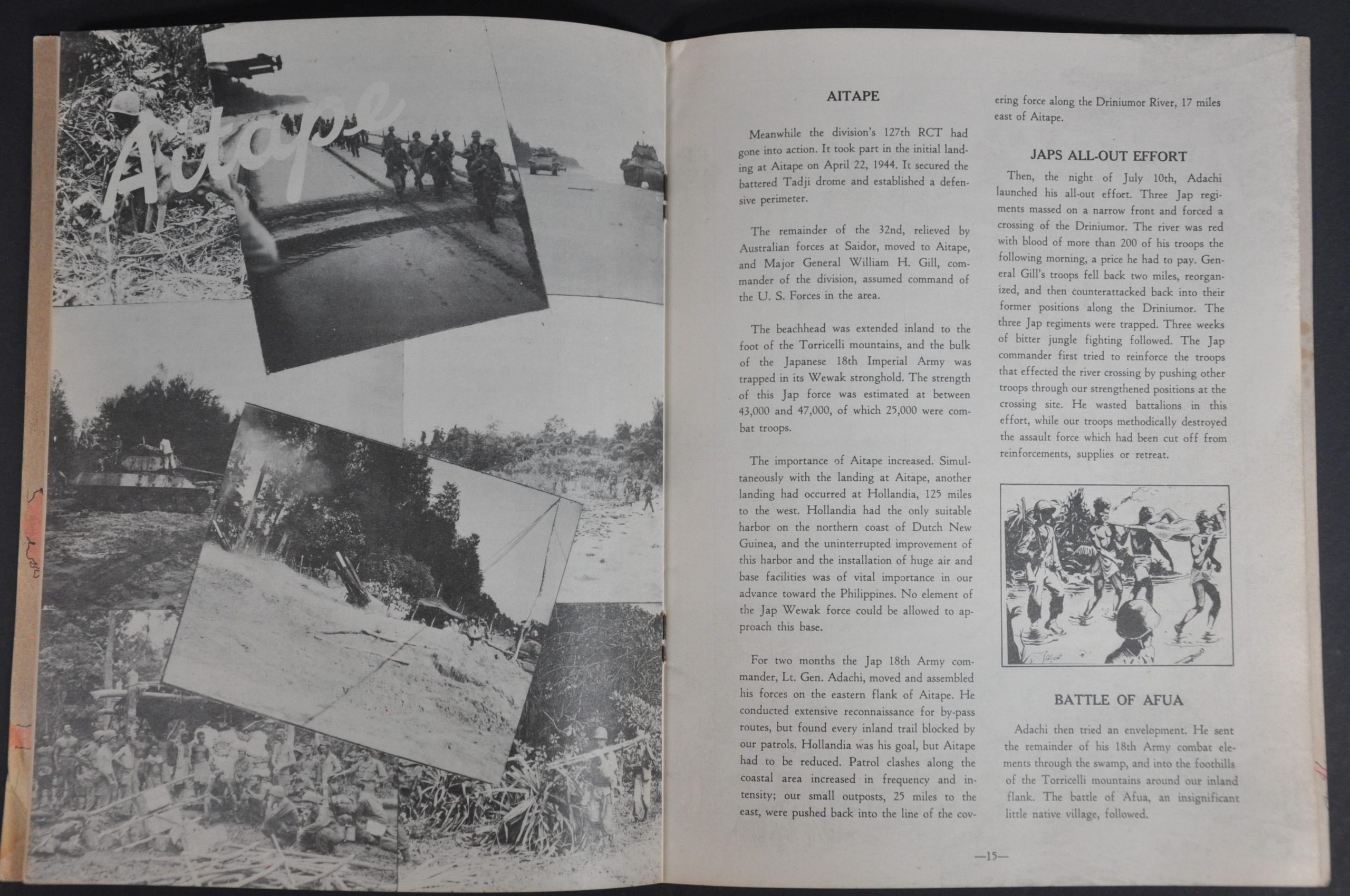 13,000 Hours Combat History of the 32nd Inf Division - World War II ...