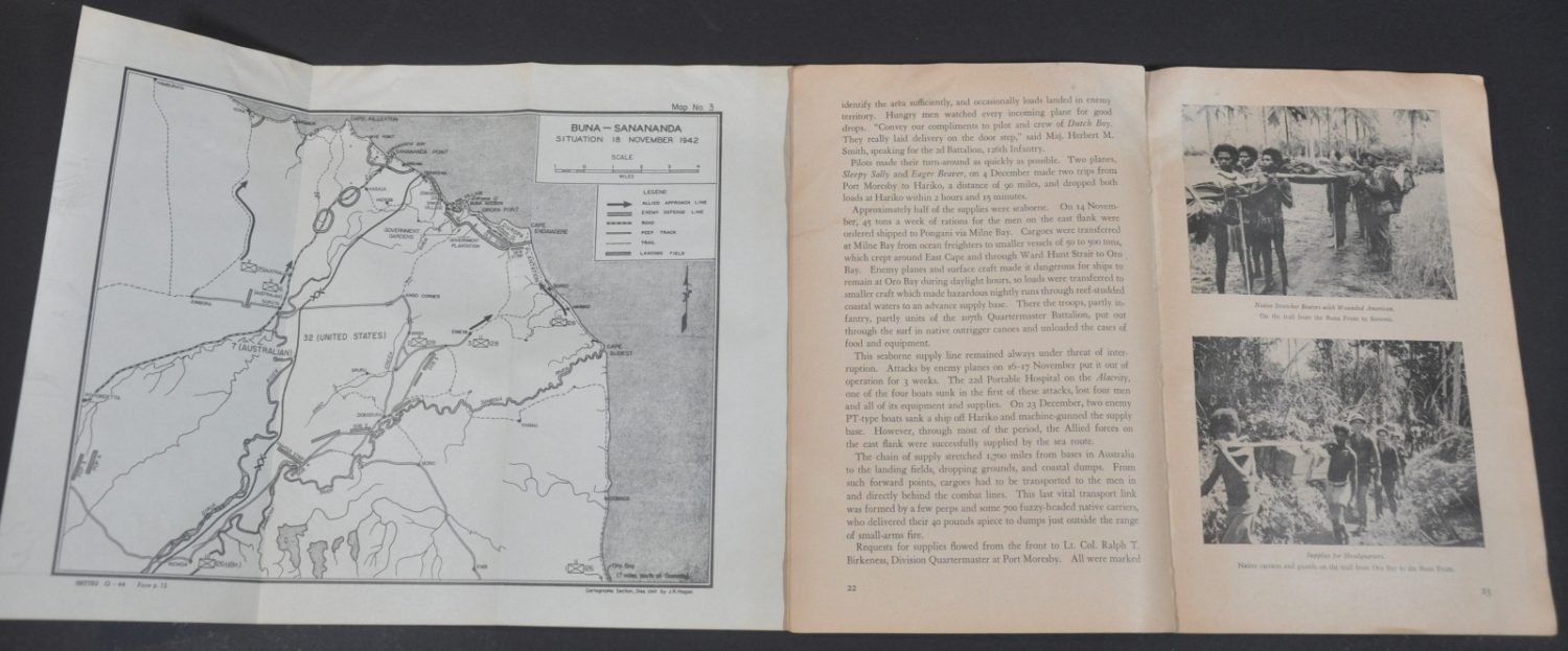 Papuan Campaign: Buna-Sanananda Operation - Curtis Wright Maps