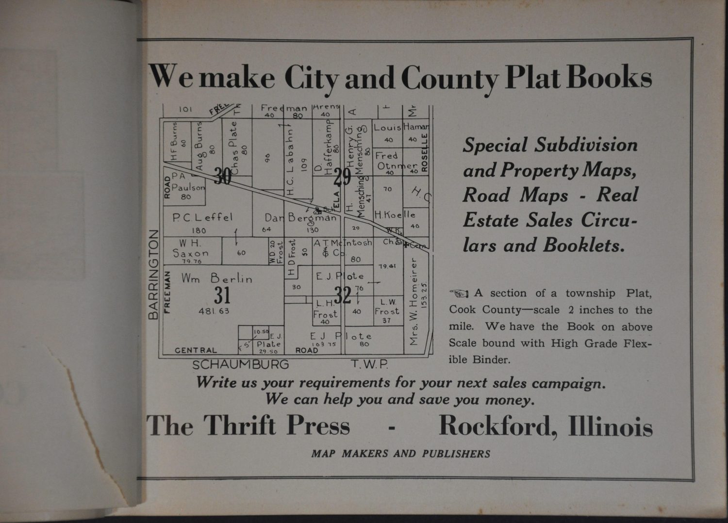 Atlas - Plat Book Cook County, Illinois - Curtis Wright Maps