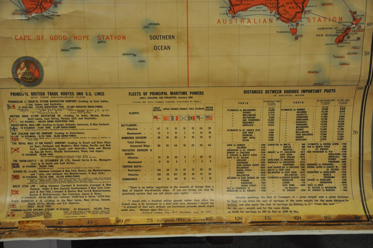 The Navy League Map - Curtis Wright Maps