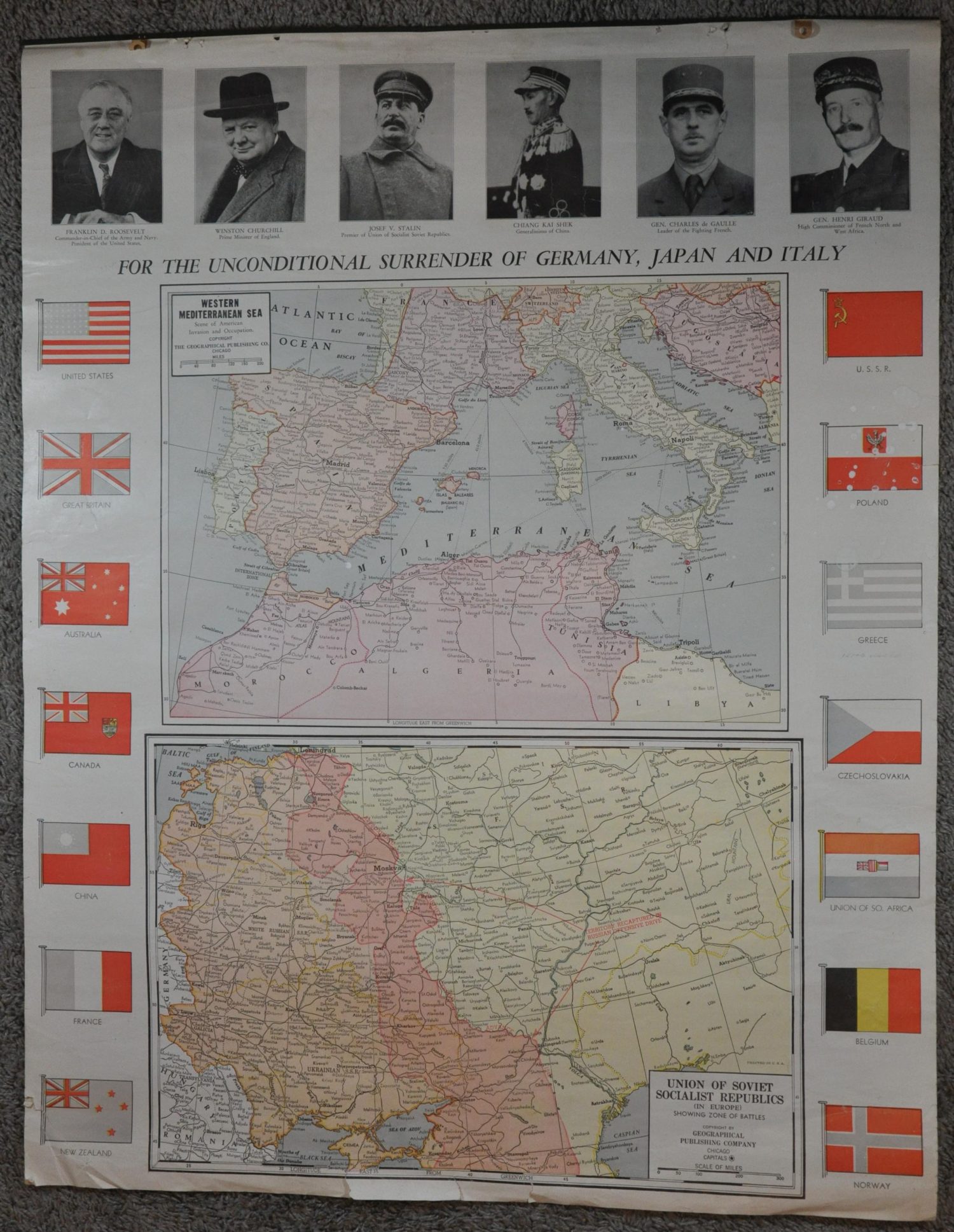 For the Unconditional Surrender of Germany, Japan, and Italy - Curtis ...