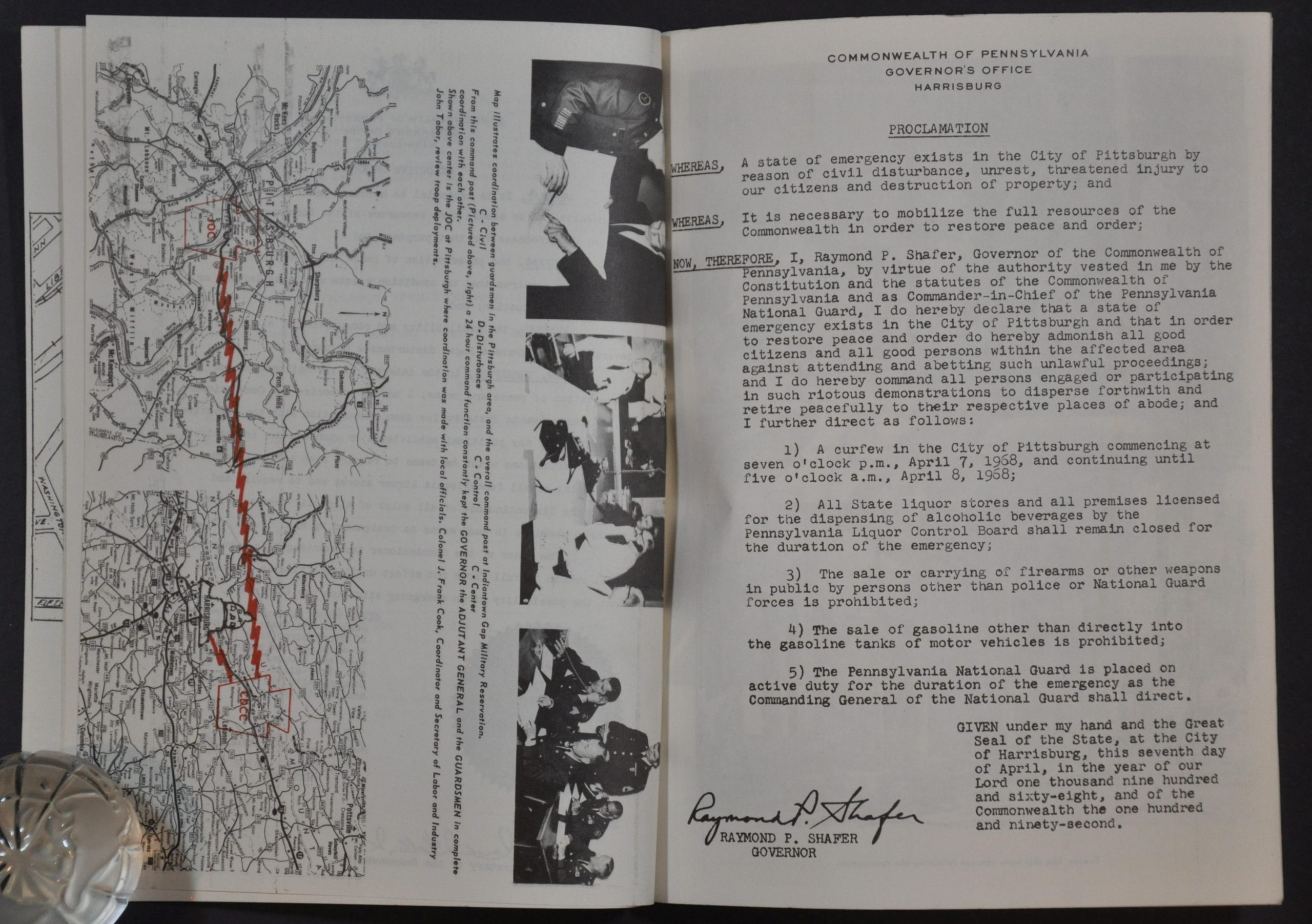 Operation Pittsburgh 6 - 12 April, 1968 Report of the Adjutant General ...