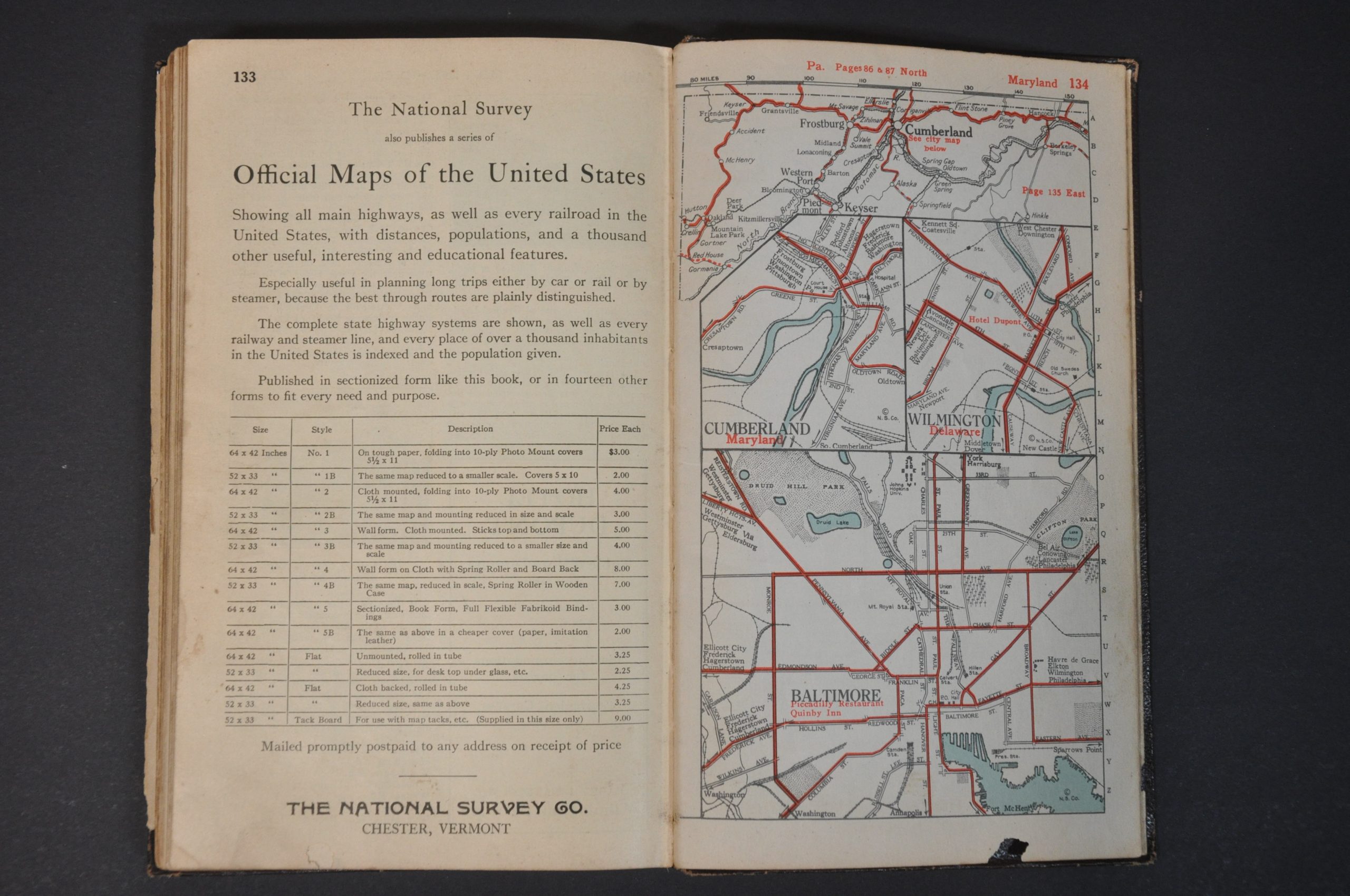 The Official National Survey Maps and Guide for New York - Curtis ...