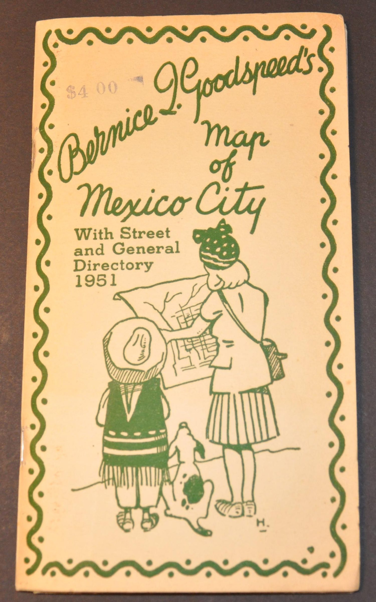 Bernice I. Goodspeed's Map of Mexico City [Title on cover] - Curtis ...