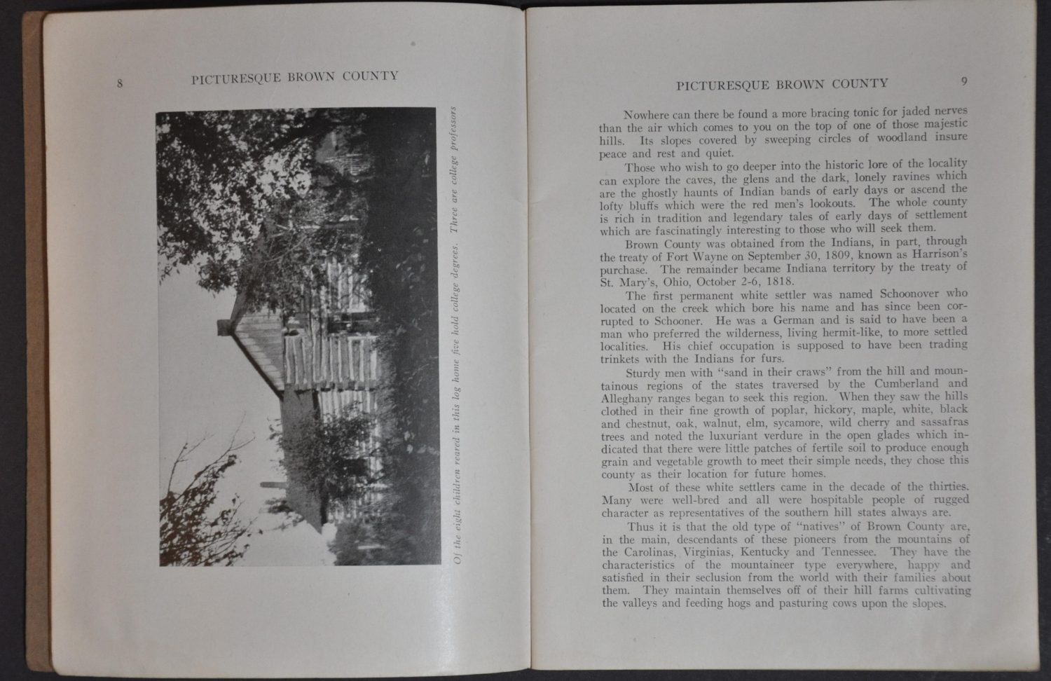 Picturesque Brown County Indiana - Curtis Wright Maps