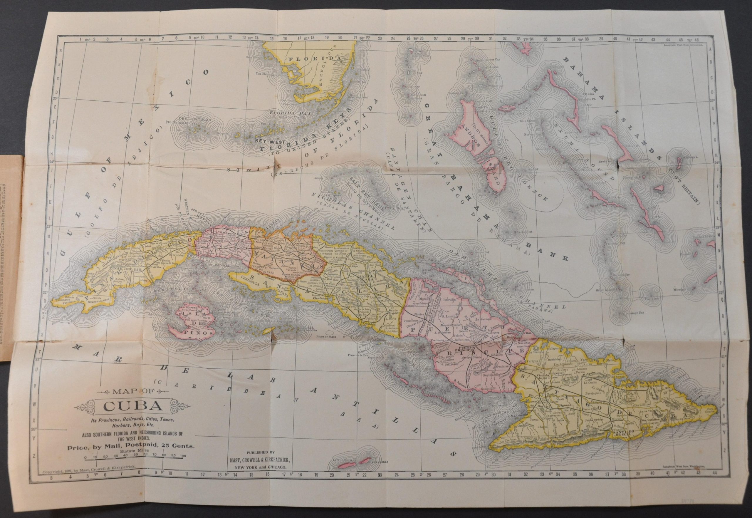 Map and History of Cuba - Curtis Wright Maps
