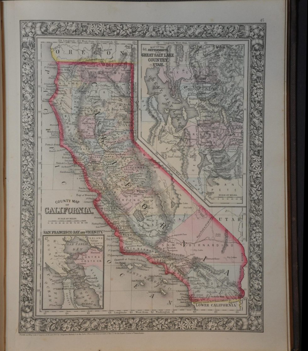 Mitchell's New General Atlas - Curtis Wright Maps