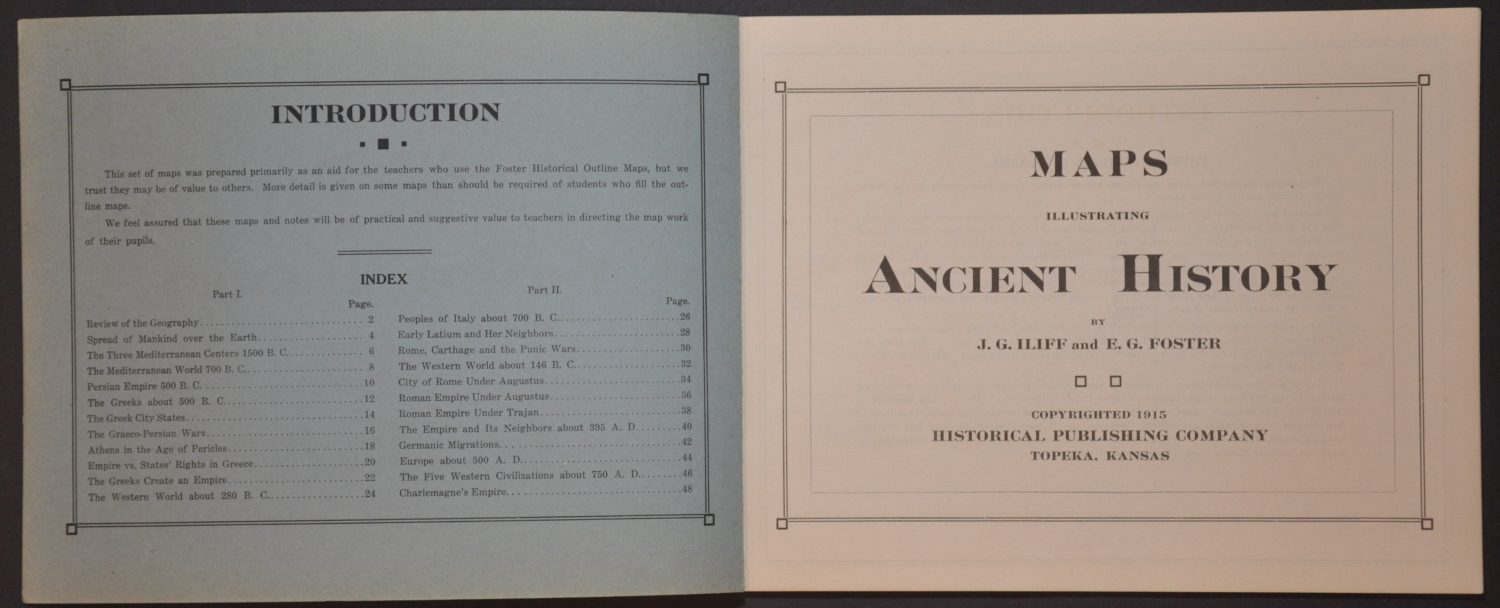 Maps Illustrating Ancient History - Curtis Wright Maps