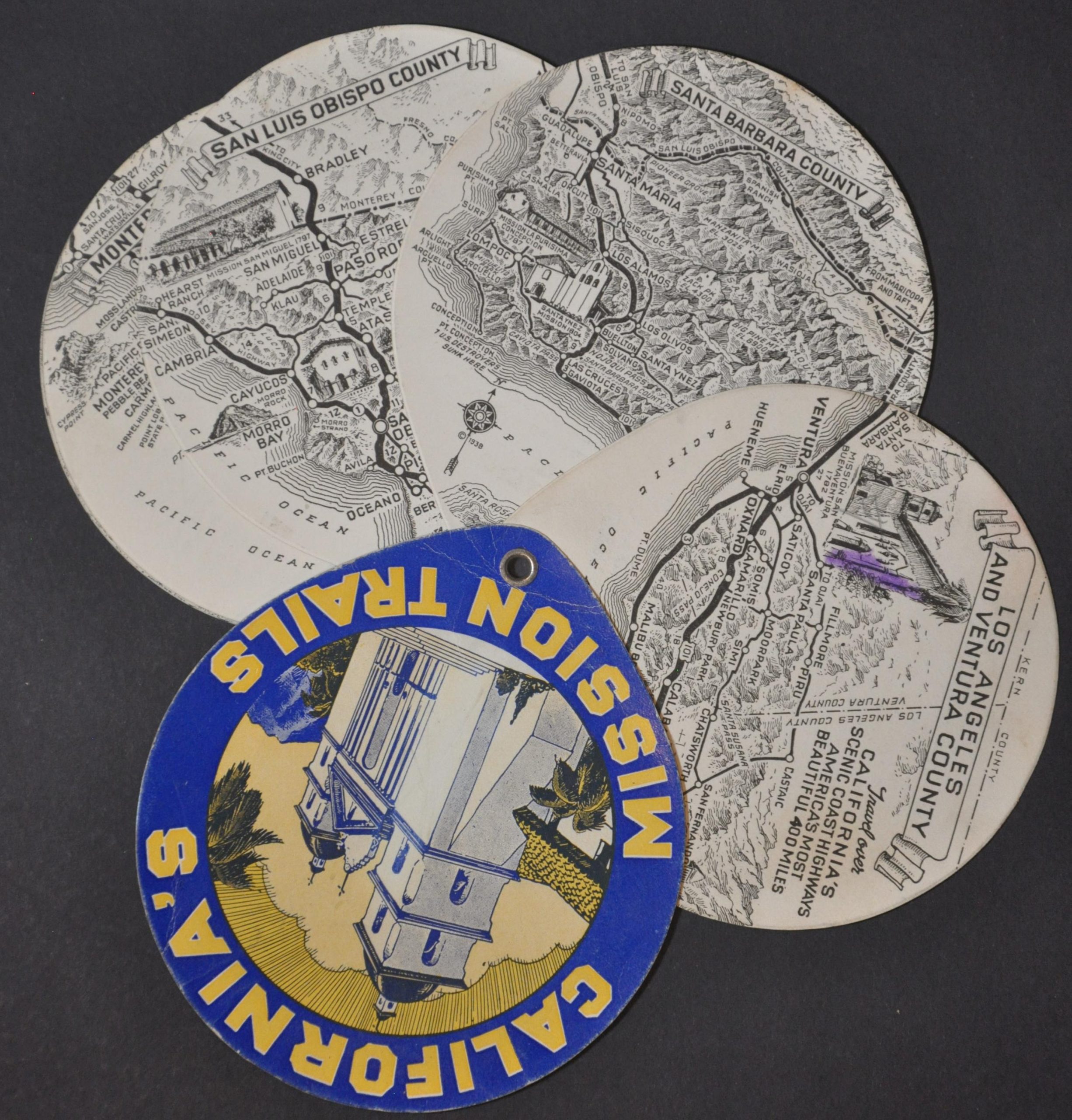 California's Mission Trails - Curtis Wright Maps