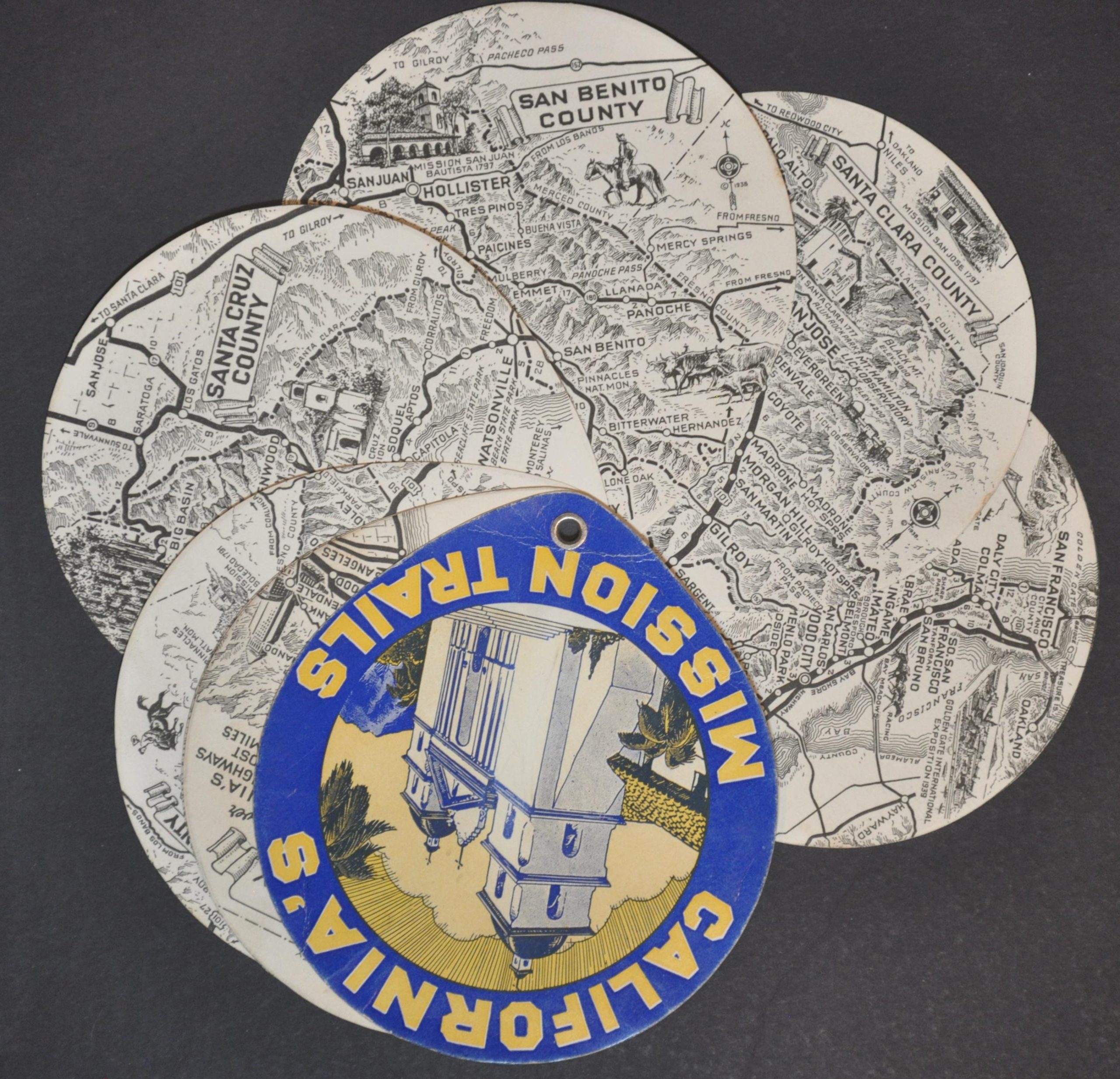 California's Mission Trails - Curtis Wright Maps