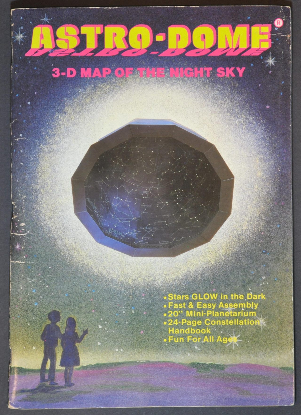 Astrodome 3-D Map of the Night Sky - Curtis Wright Maps