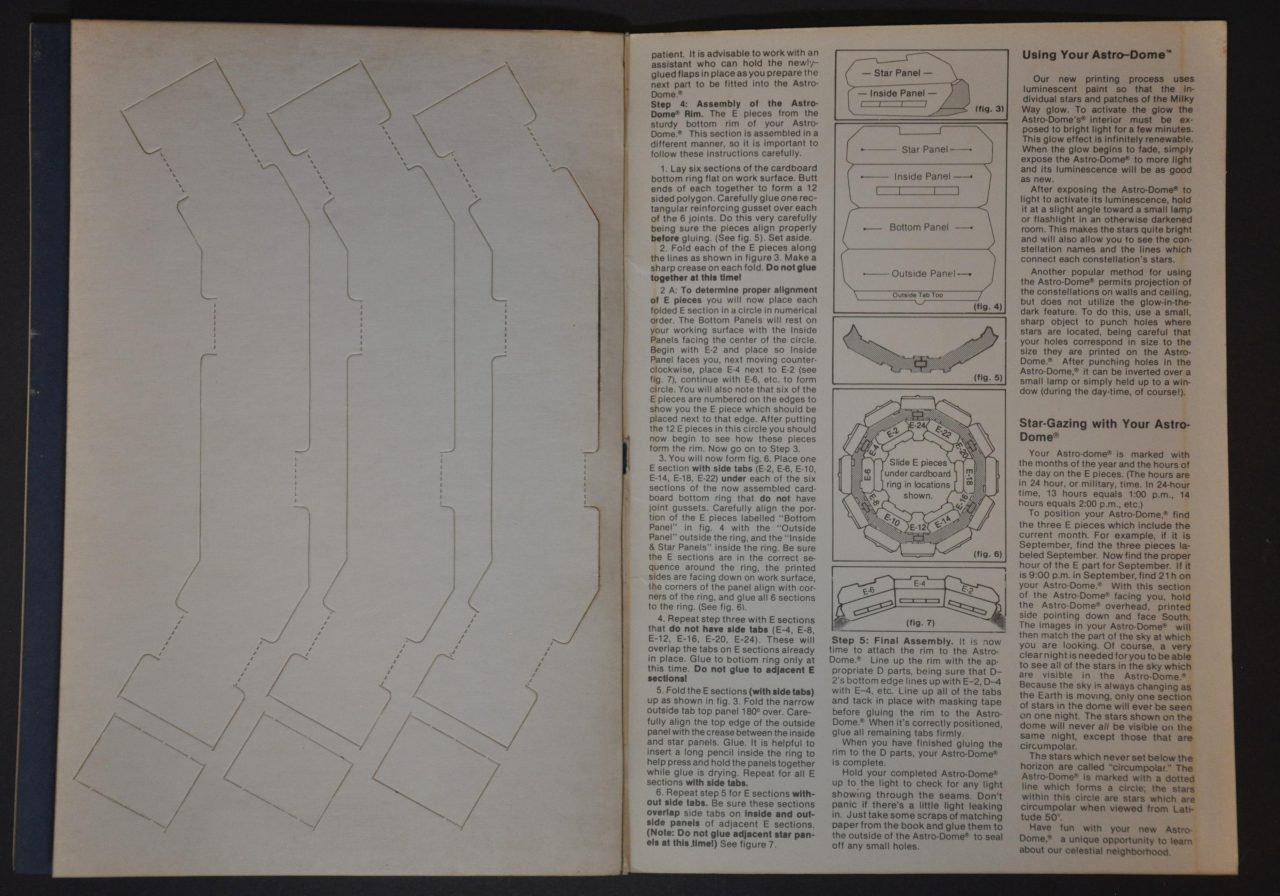 Astrodome 3-D Map of the Night Sky - Curtis Wright Maps