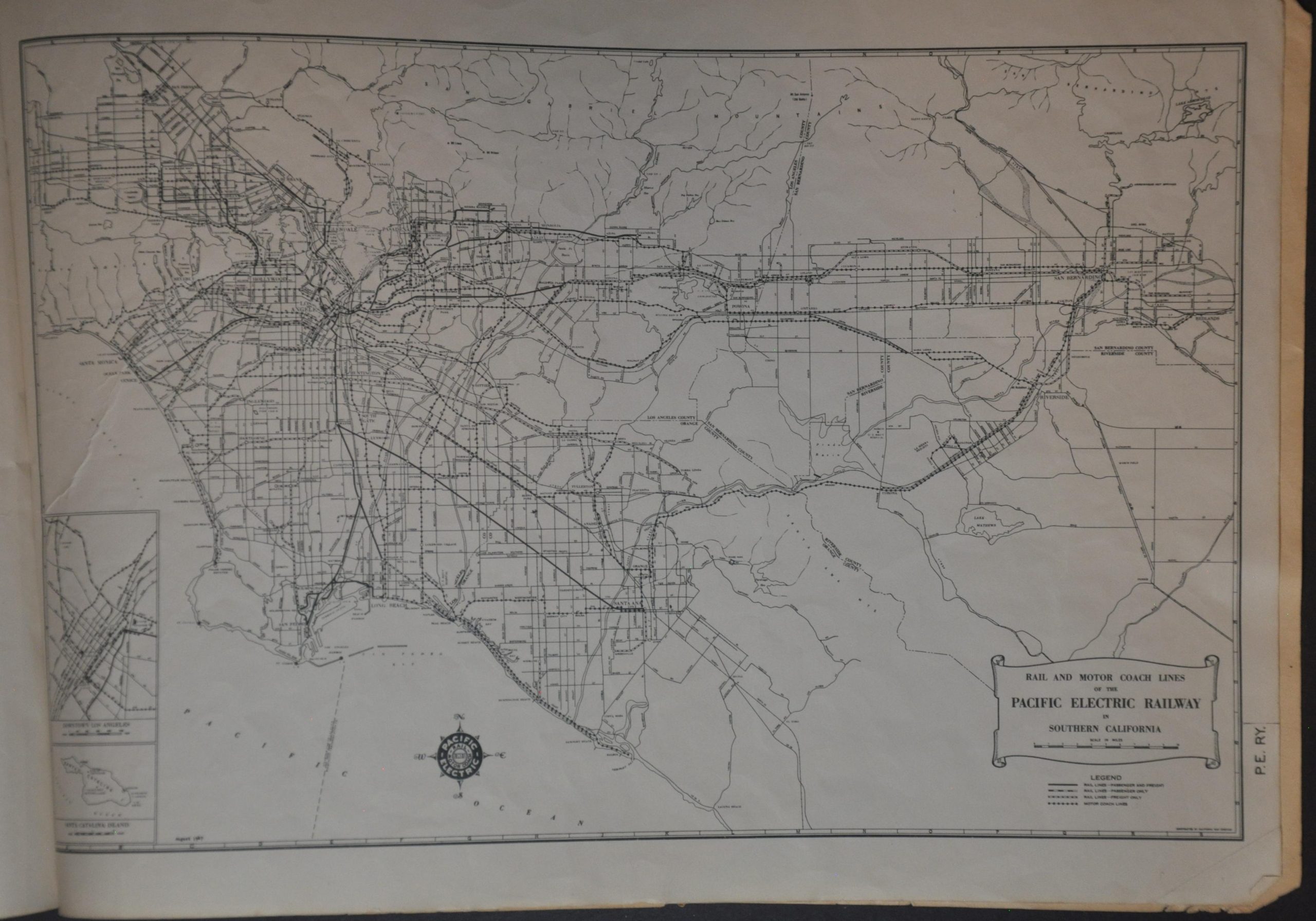 Southern Pacific Lines Division Maps - Curtis Wright Maps