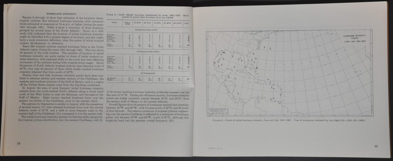 Tropical Cyclones of the North Atlantic Ocean Tracks and Frequencies of ...