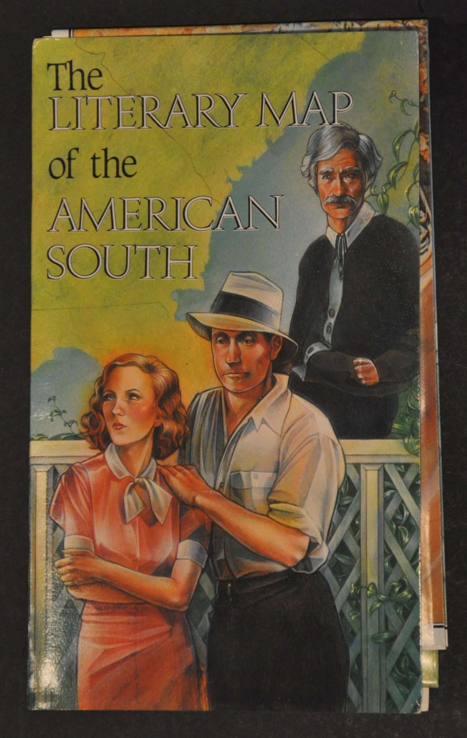 Literary Map of the American South - Curtis Wright Maps