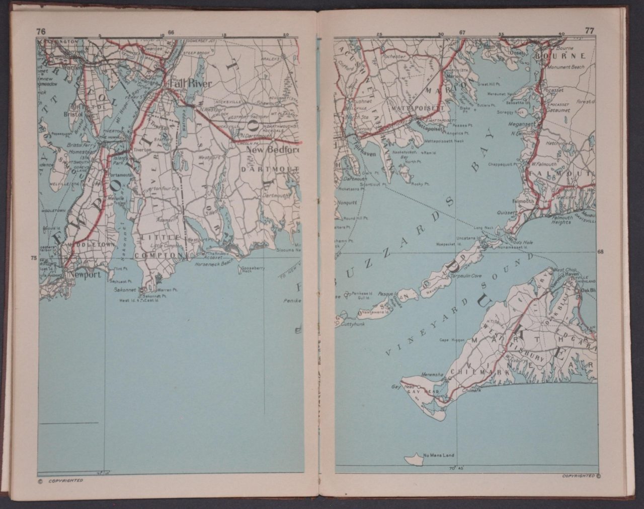 The Official Maps of New England - Curtis Wright Maps