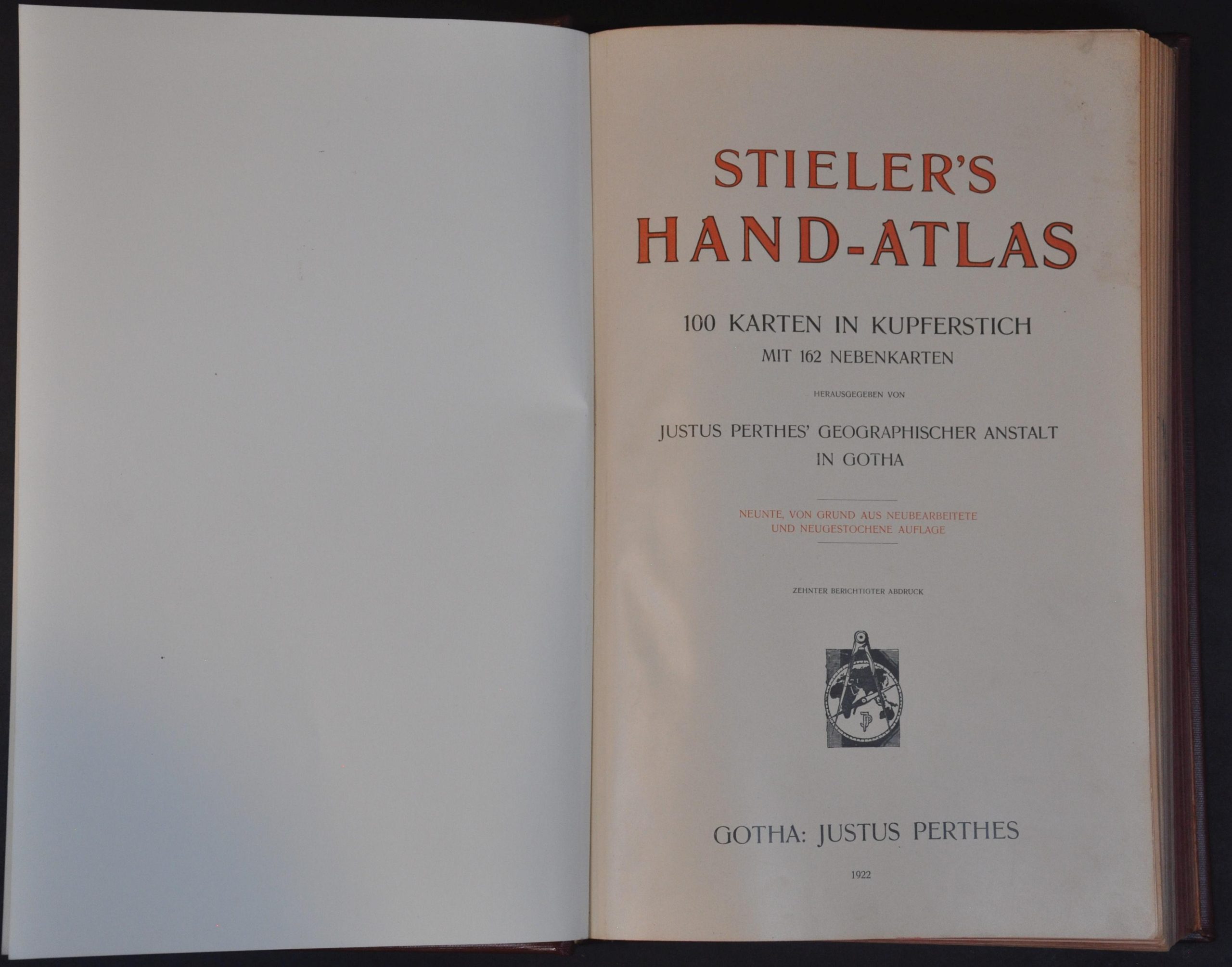 Stieler's Hand-Atlas - Curtis Wright Maps
