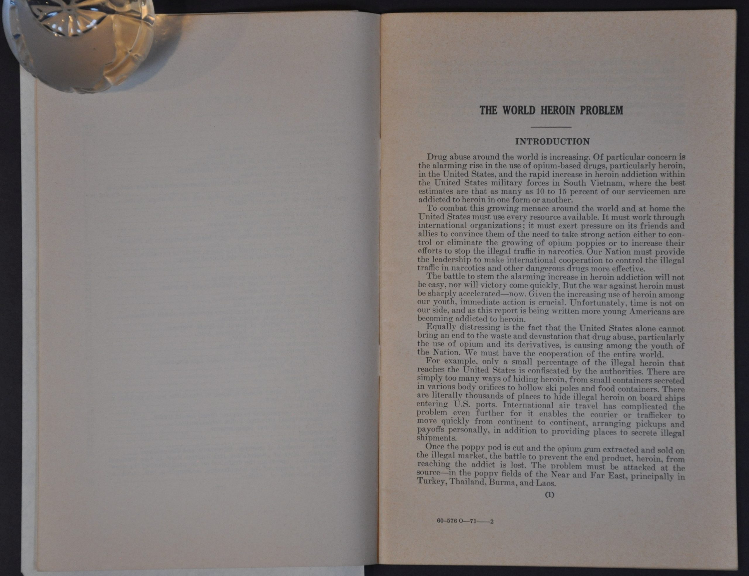 The World Heroin Problem - Curtis Wright Maps