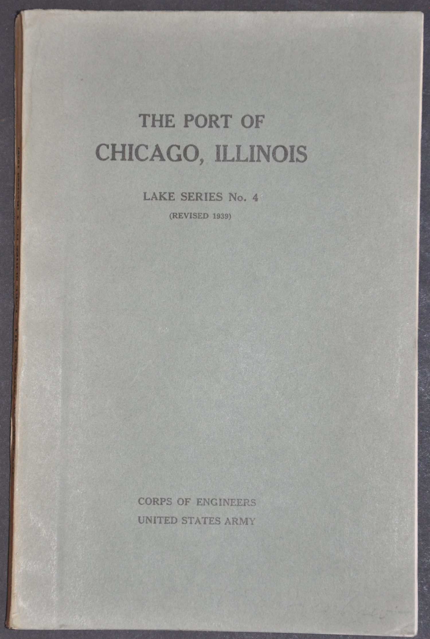 The Port of Chicago, Illinois - Curtis Wright Maps