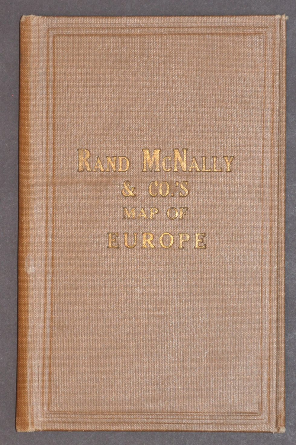 Rand McNally New Library Atlas Map of Europe - Curtis Wright Maps