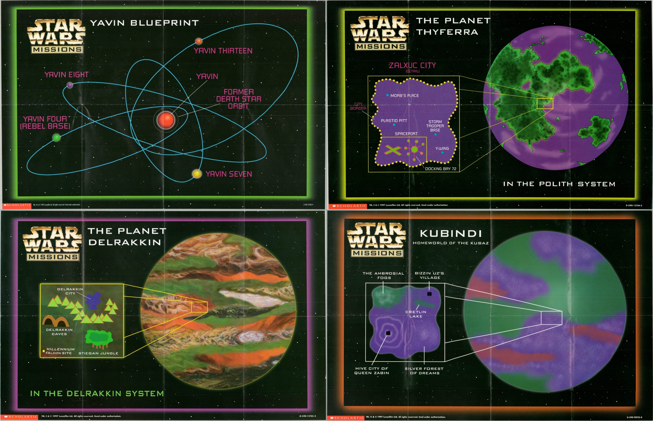Star Wars: Missions Maps - Curtis Wright Maps