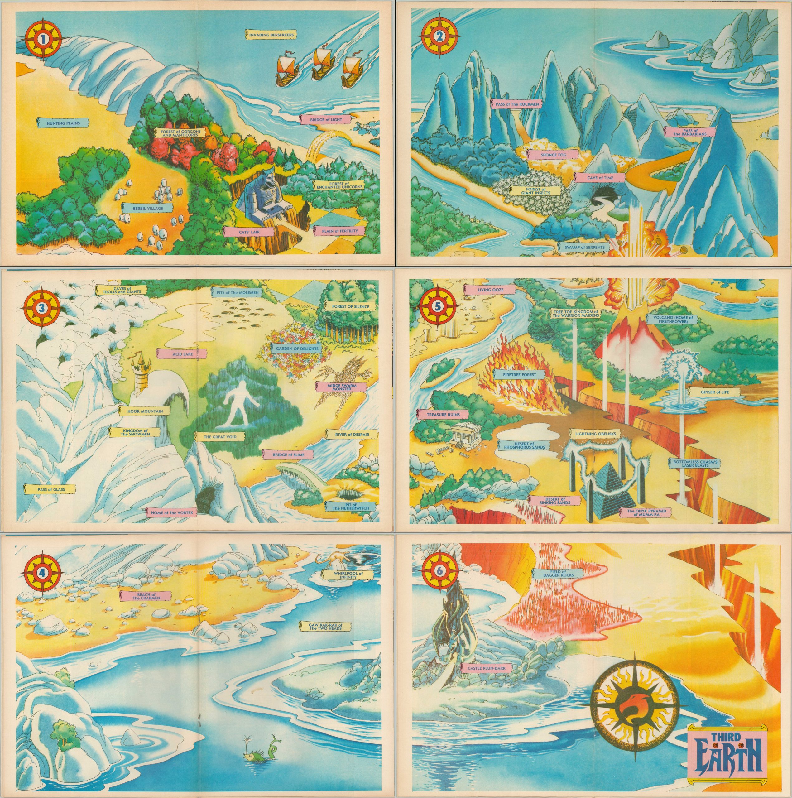 [Map of the Third Earth] - Curtis Wright Maps